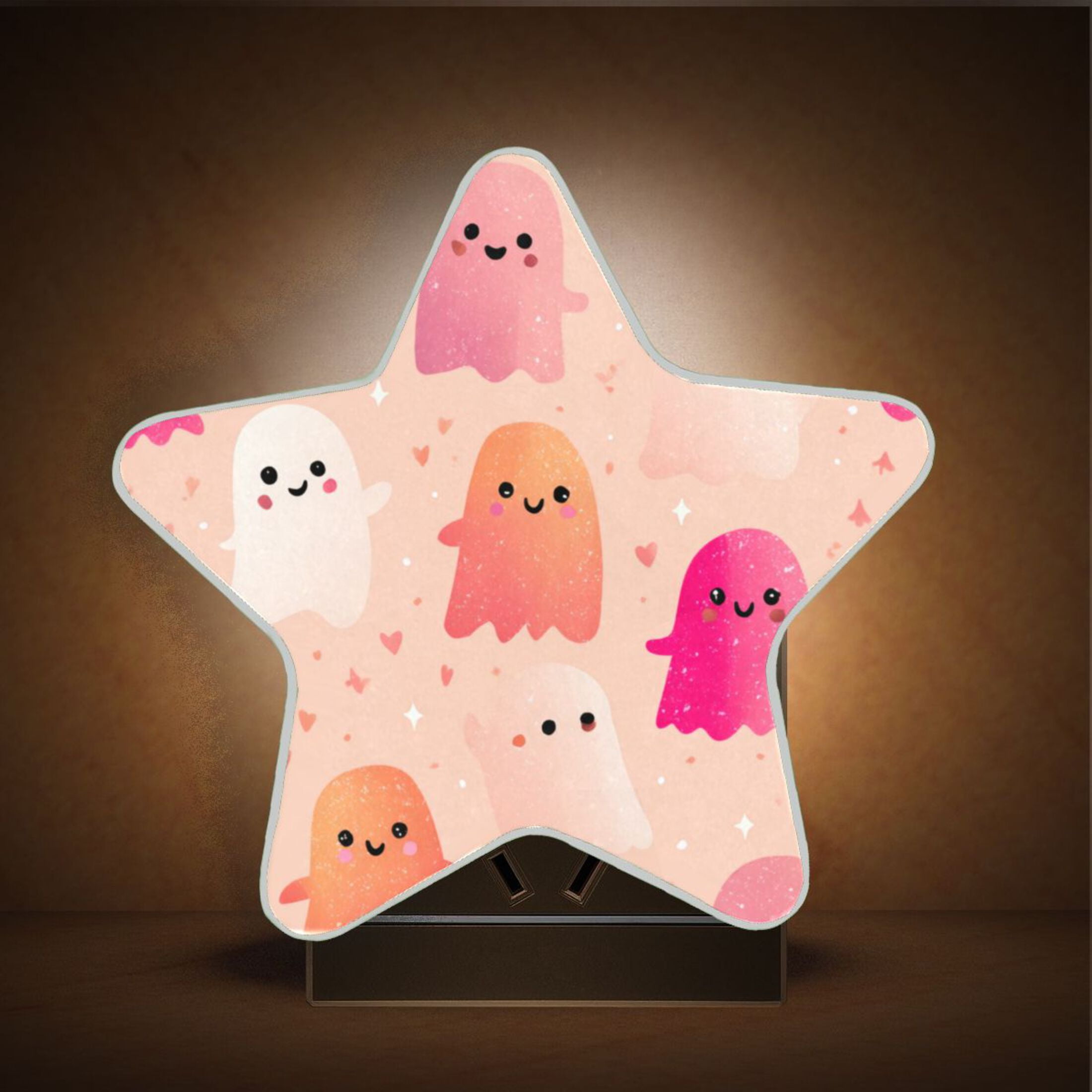 Star Night Light Auto On/Off Plug-in Wall Light with Light Sensor Warm ...
