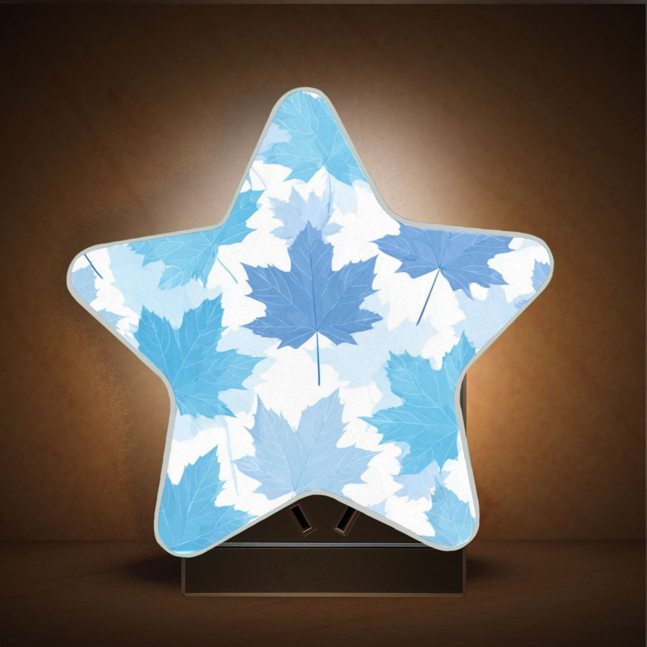Star Night Light Auto On/Off Plug-in Wall Light with Light Sensor Warm ...