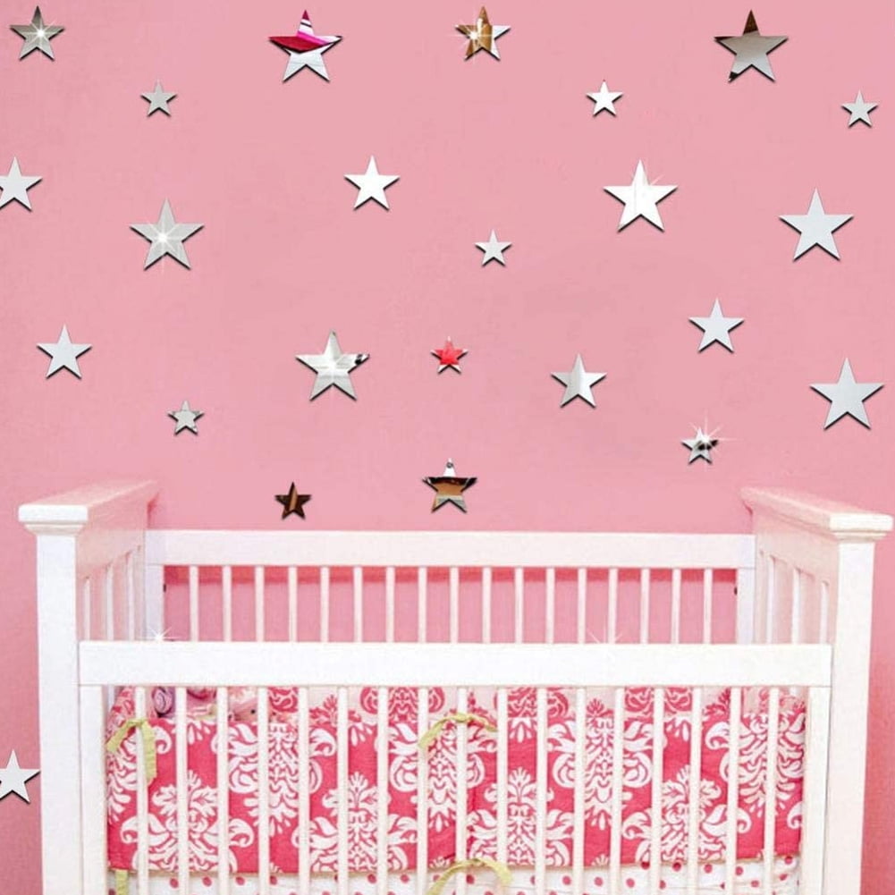 Star Novel Wall Stickers Bedroom Living Room Backdrop Wall Decoration ...