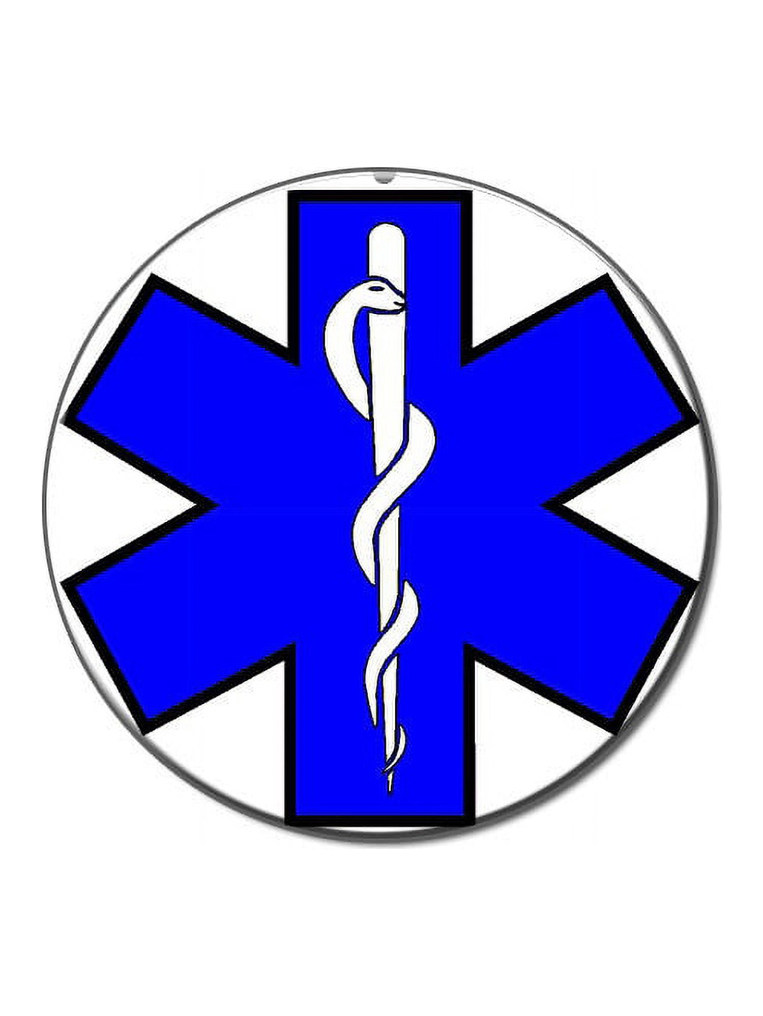 Star Of Life Lapel Hat Pin Tie Tack Small Round - Walmart.com