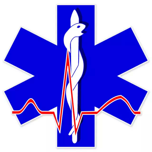 Star Of Life Paramedic Medic Medical Sticker Decal Phone Decal Water ...