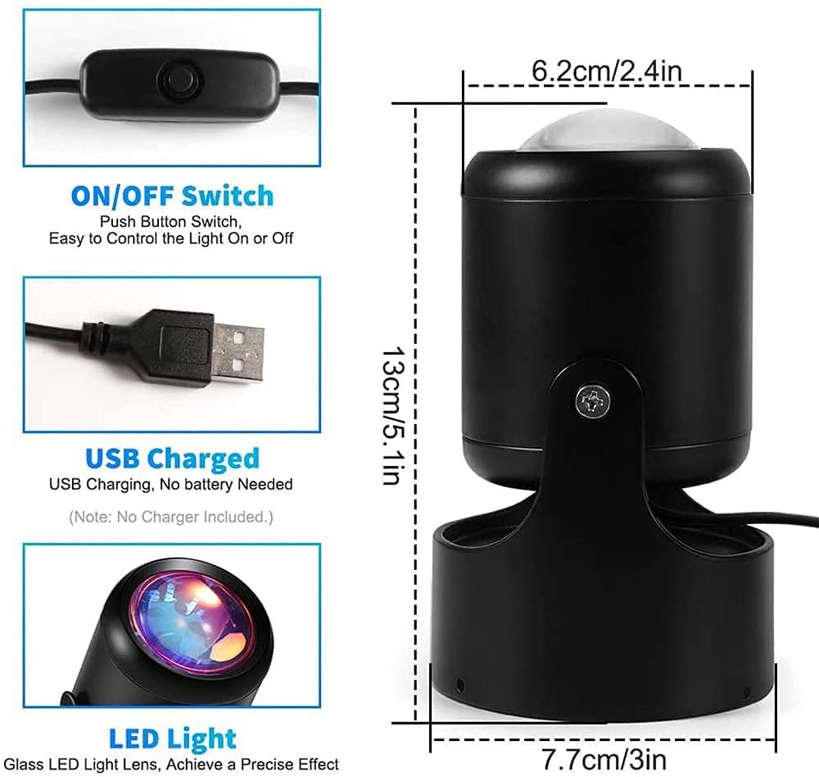 Star Outdoor Christmas Light 10 Ft String Lights with Timer Xmas Lights ...