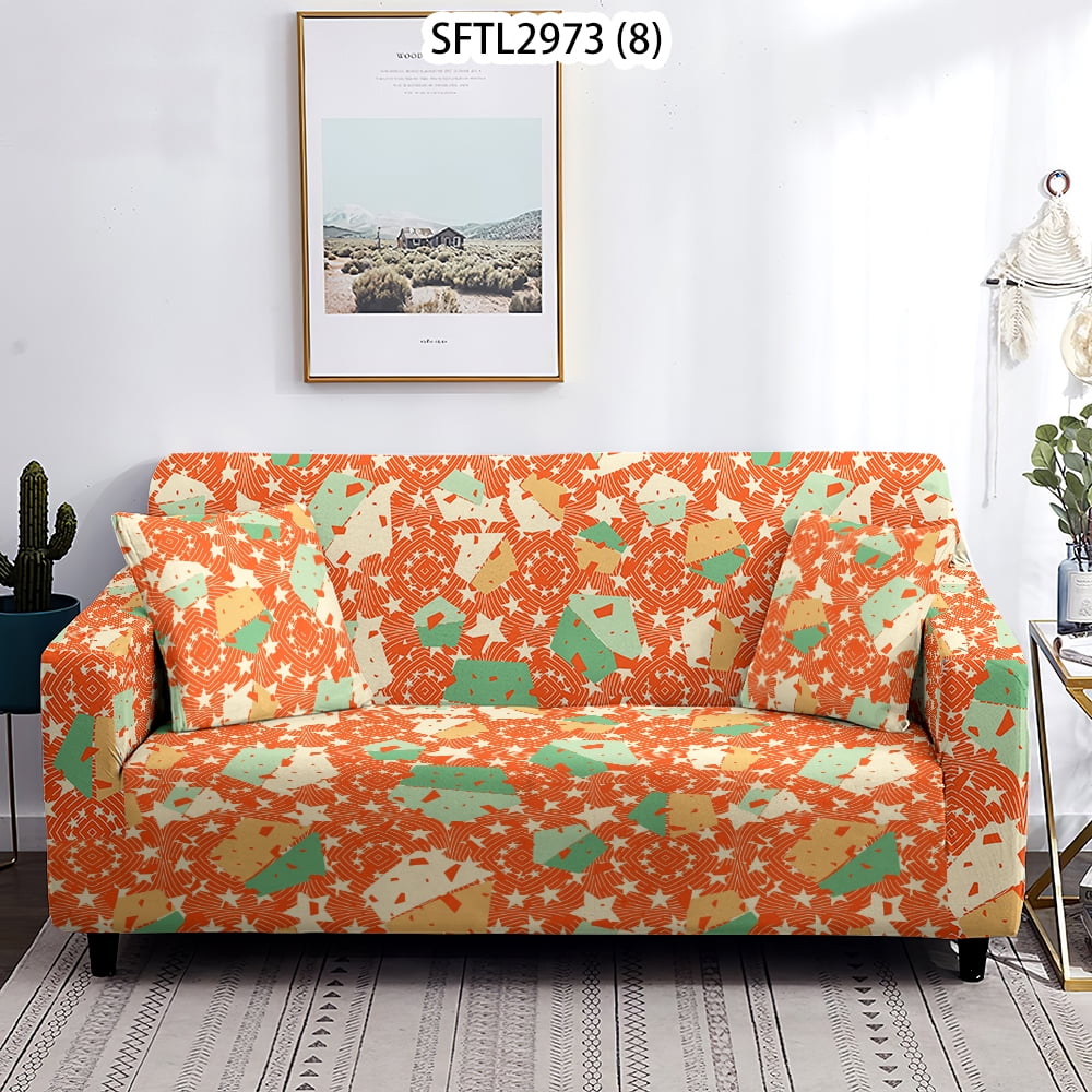Star Pattern Sofa Seat Cover Slip-Resistant Strech Cover L-Shape Couch ...