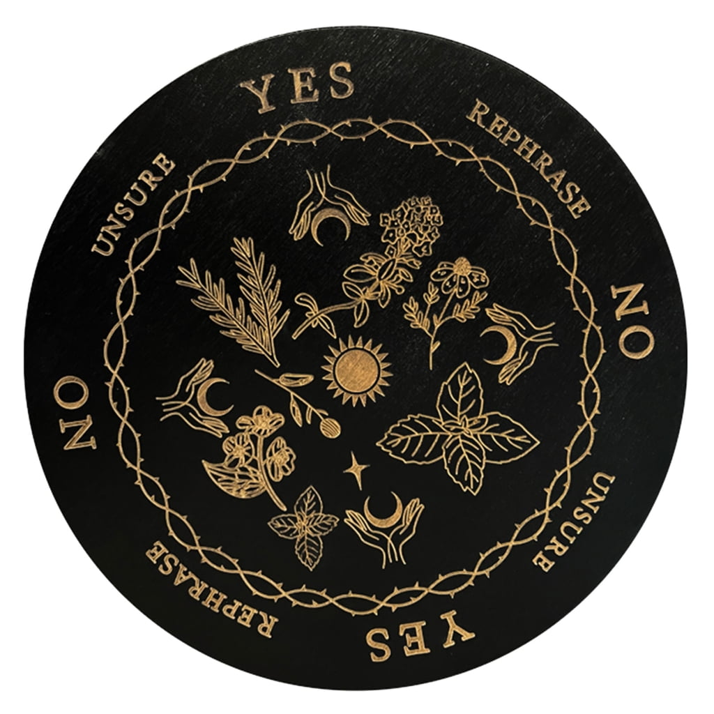 Star Pendulum Board Divination Dowsing Board Metaphysical Message Board ...