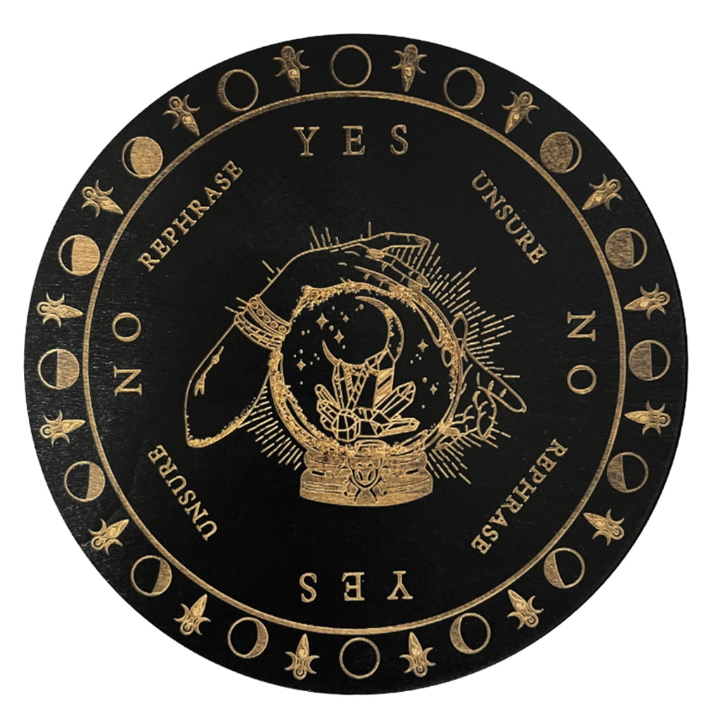 Star Pendulum Board Divination Dowsing Board Metaphysical Message Board ...