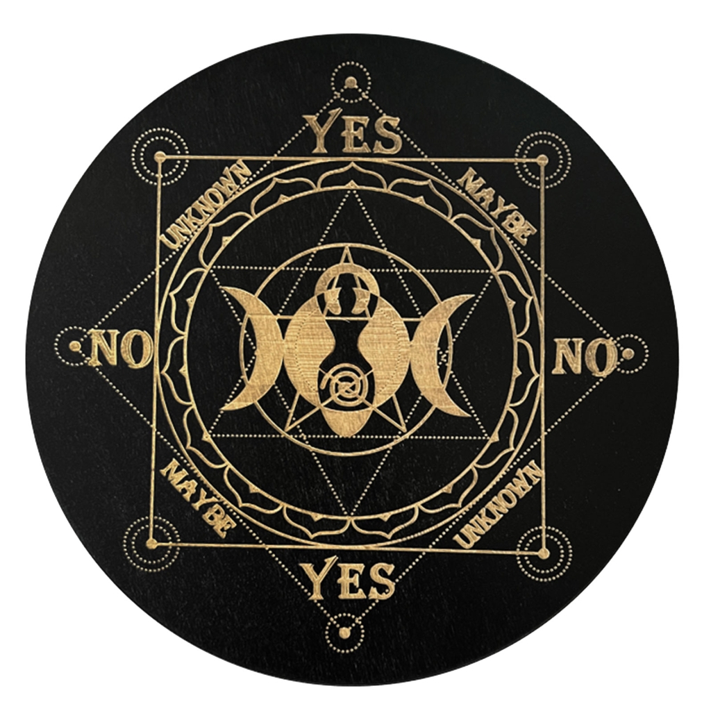 Star Pendulum Board Divination Dowsing Board Metaphysical Message Board ...
