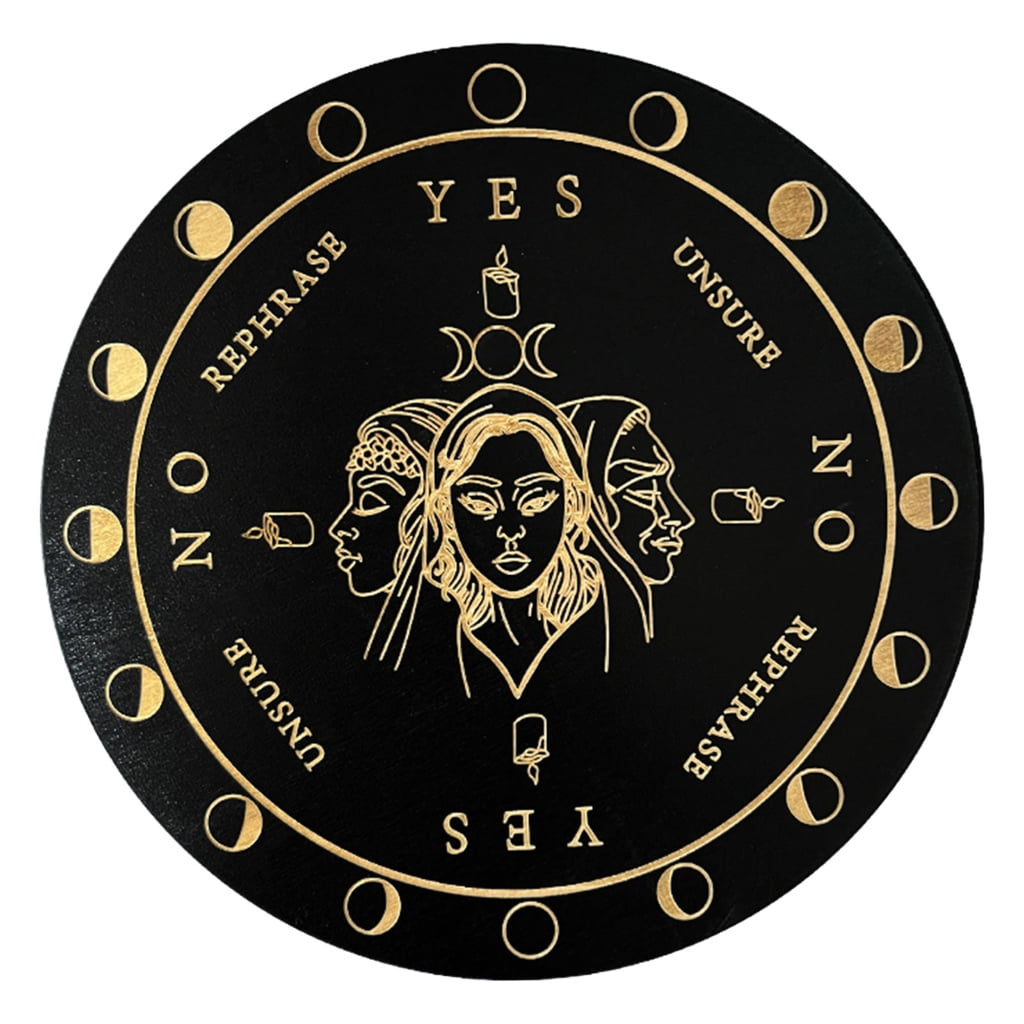 Star Pendulum Board Divination Dowsing Board Metaphysical Message Board ...