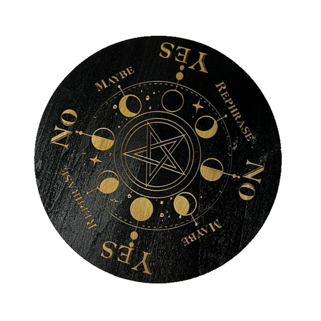 Star Pendulum Board Divination Dowsing Board Wooden Wiccan Decision ...