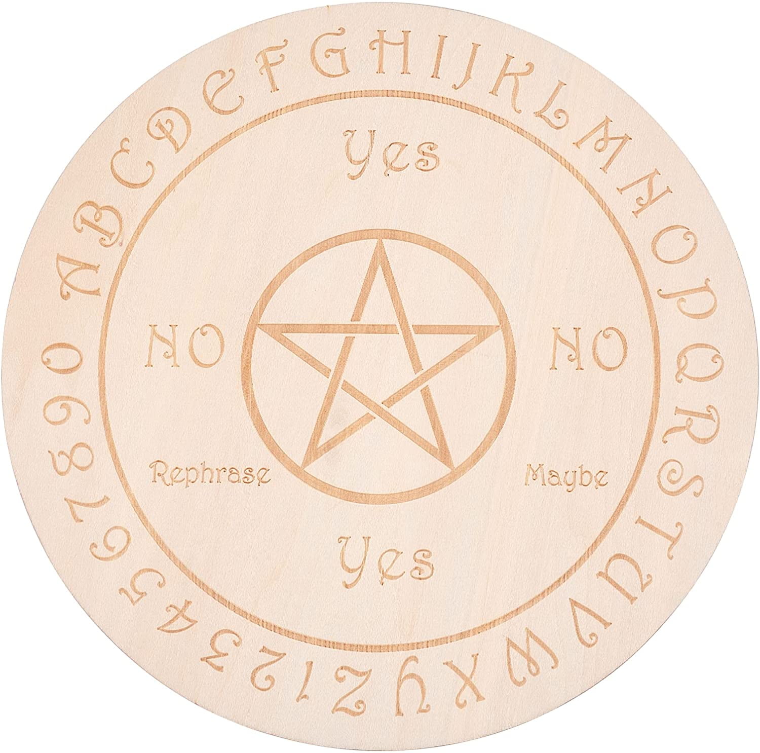 Star Pendulum Board Wooden Divination Dowsing Divination Metaphysics ...