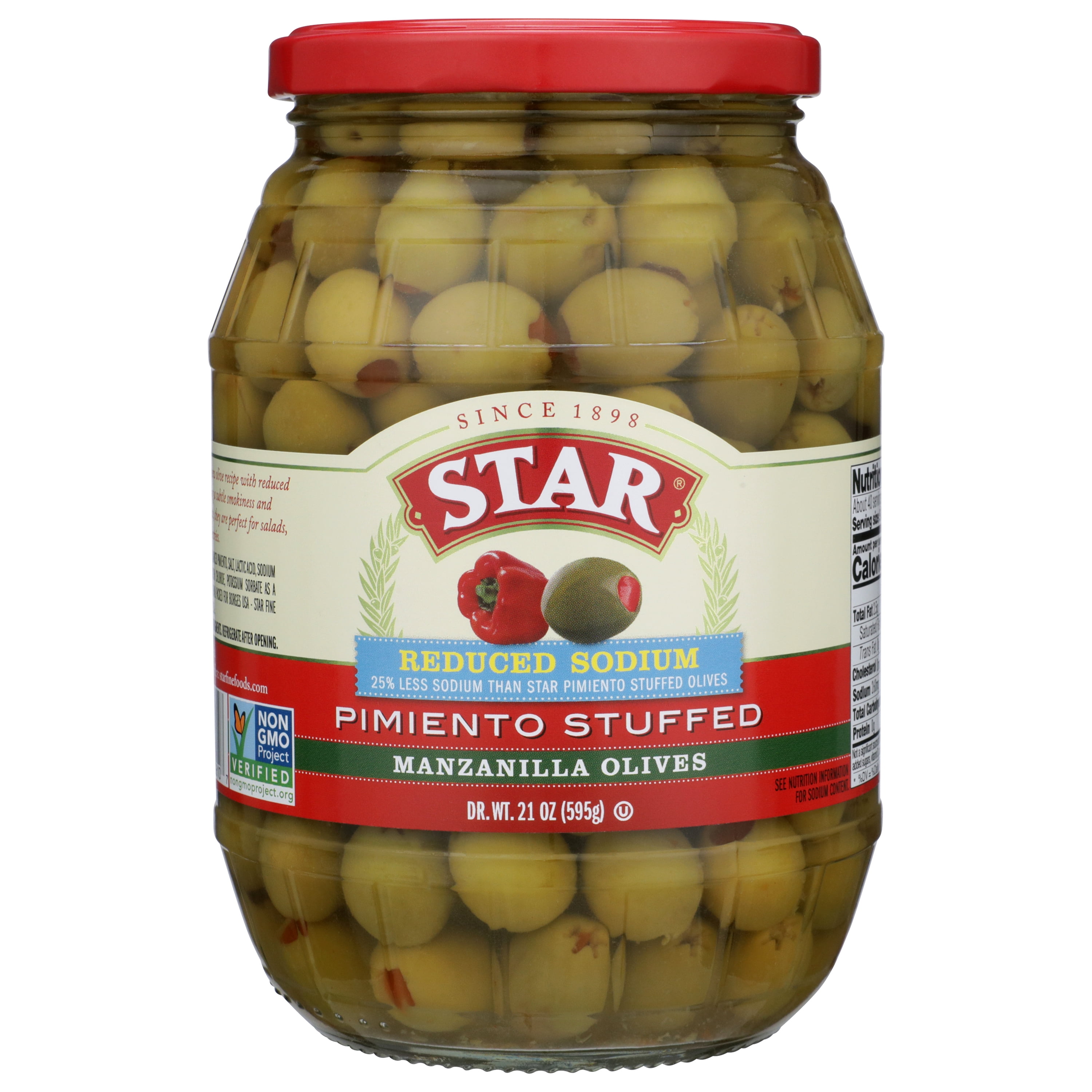Star Fine Foods Spanish Manzanillas Olives, Stuffed with Minced ...