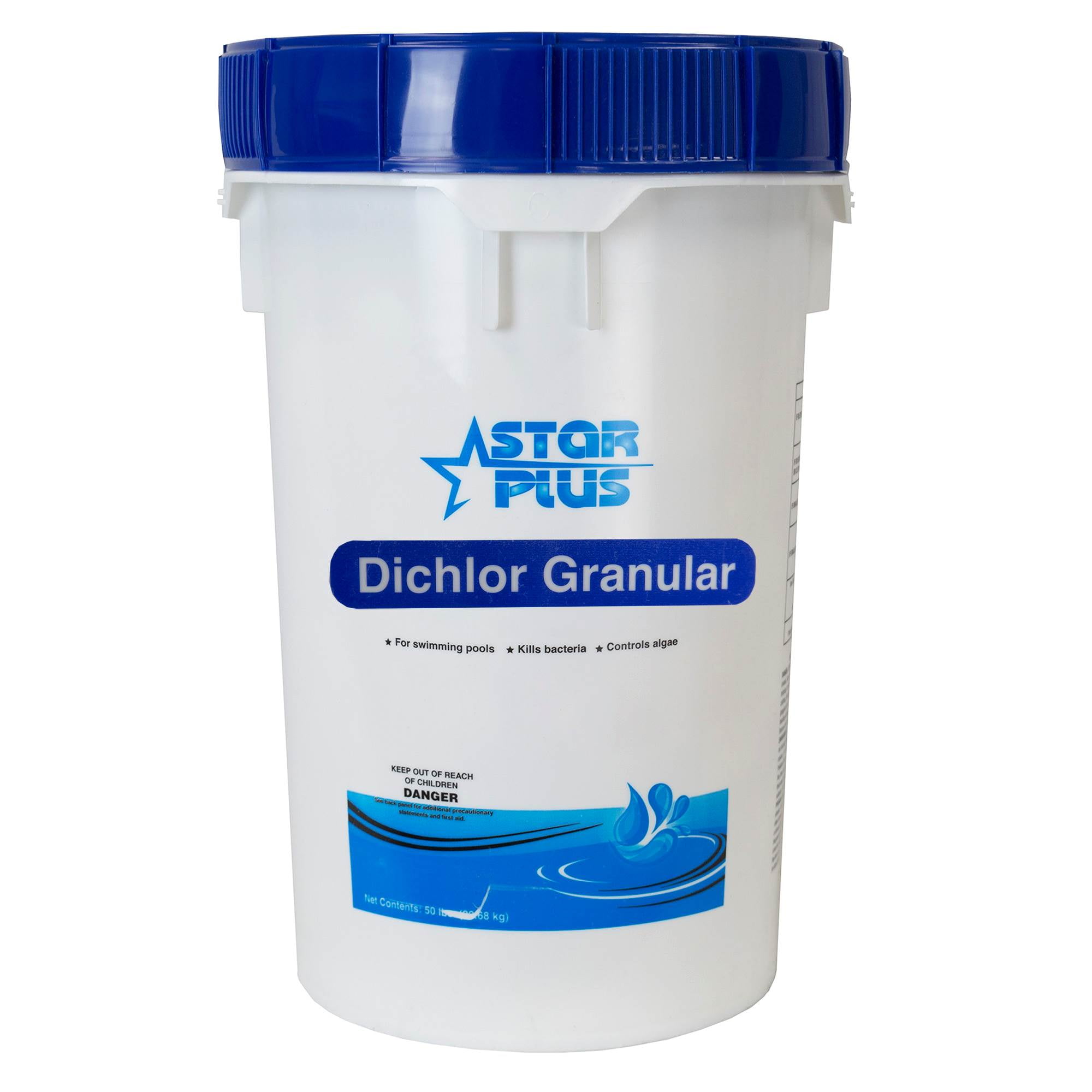 Star Plus Completely Soluble Dichlor Granular for Pools & Spas, 50 ...