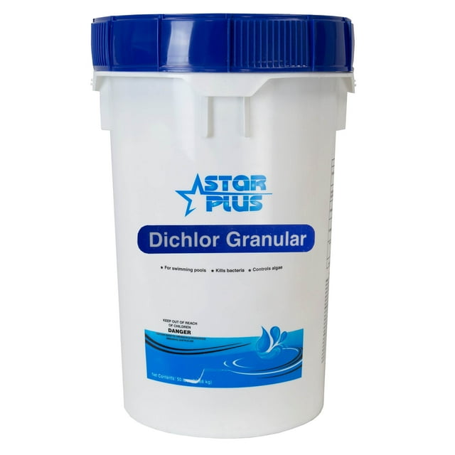 Star Plus Completely Soluble Dichlor Granular for Pools & Spas, 50 ...