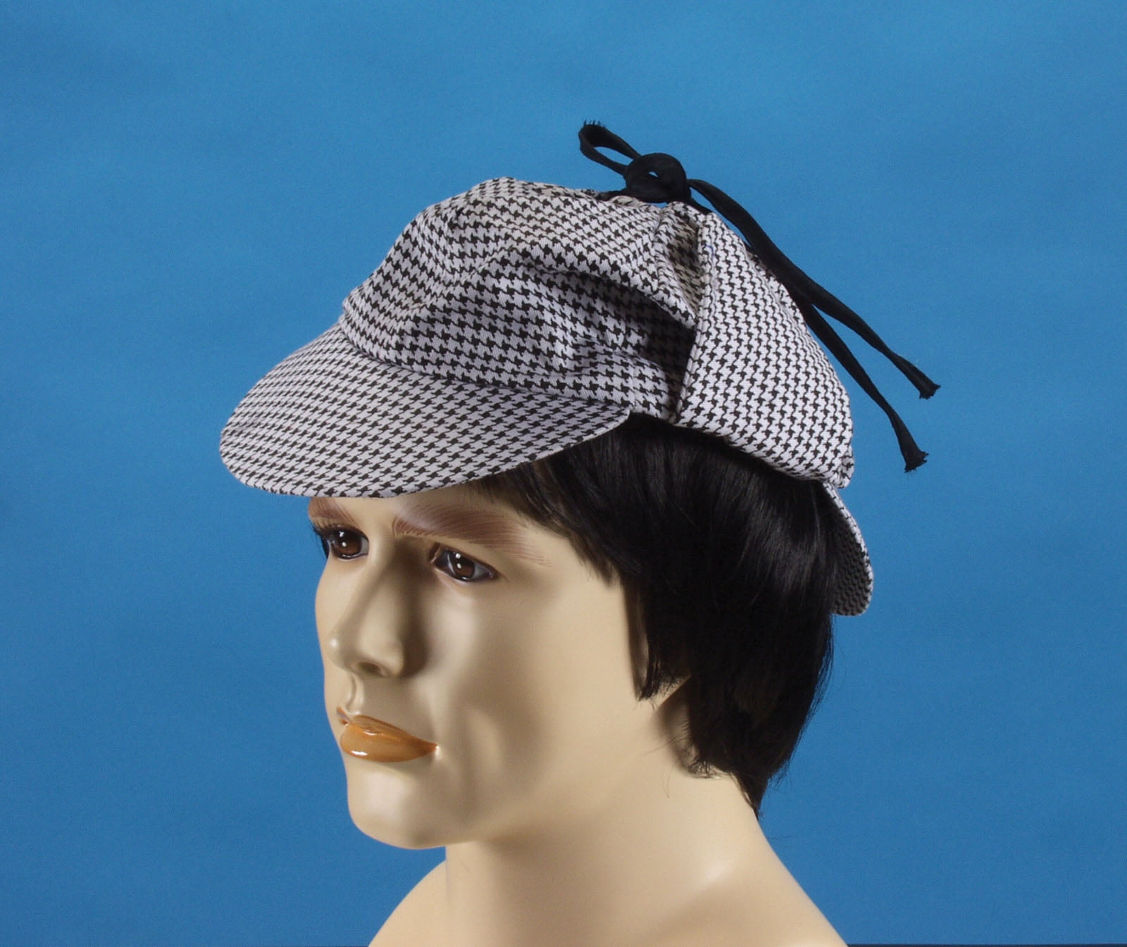 Star Power Classic Detective Costume Hat, Black White, One Size ...