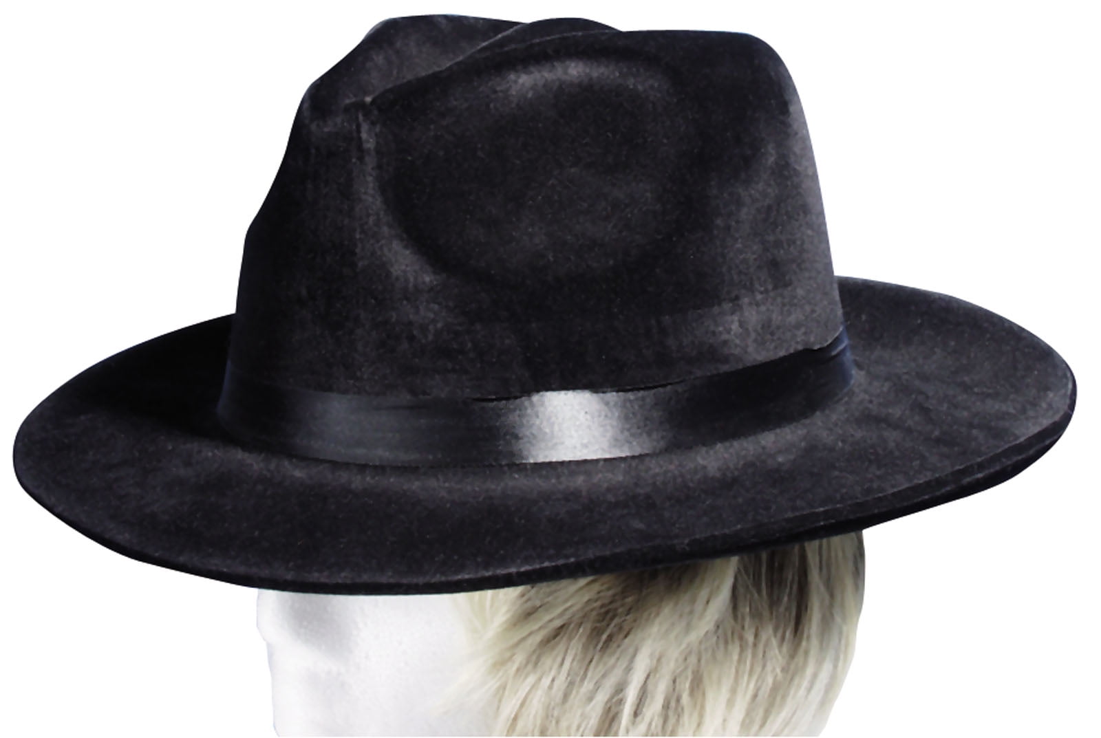 Star Power Fedora Gangster Mafia Halloween Mobster Velour Costume Hat ...