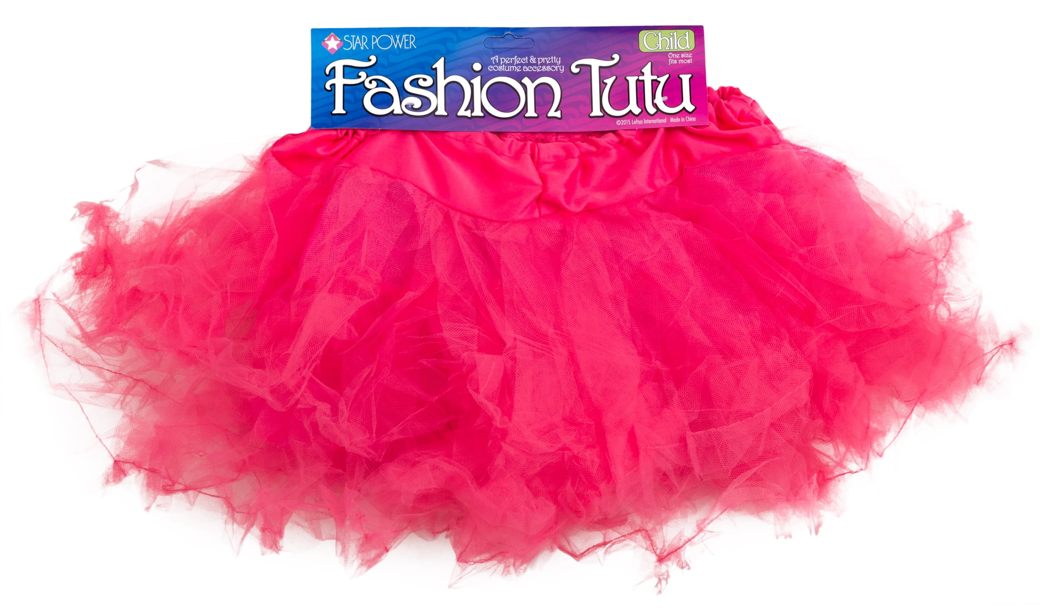 Star Power Party Princess Girl Costume Petticoat Tutu Skirt, Hot Pink ...