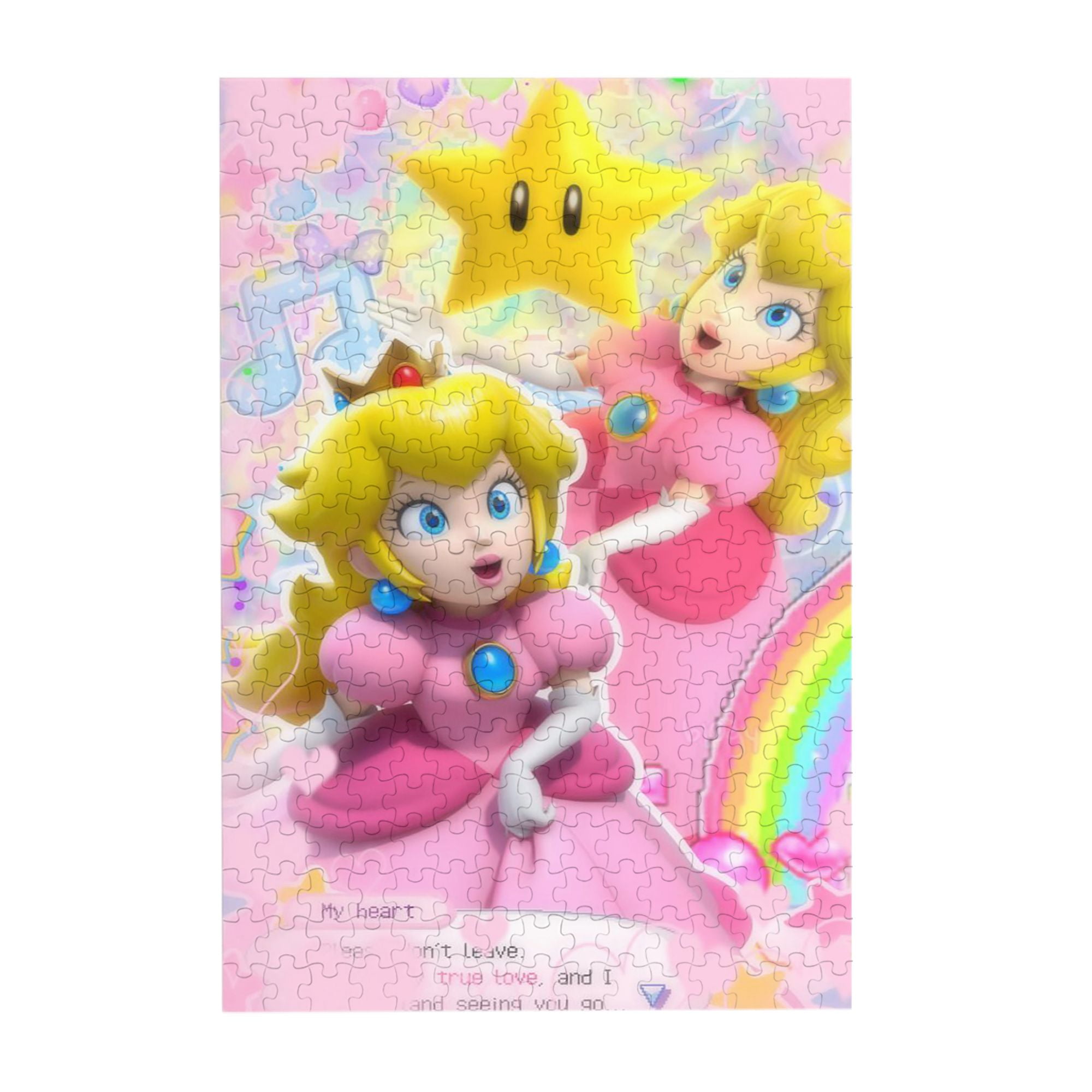 Star Princess Peach Wooden Jigsaw Puzzle 300 Pieces Game For Adults ...