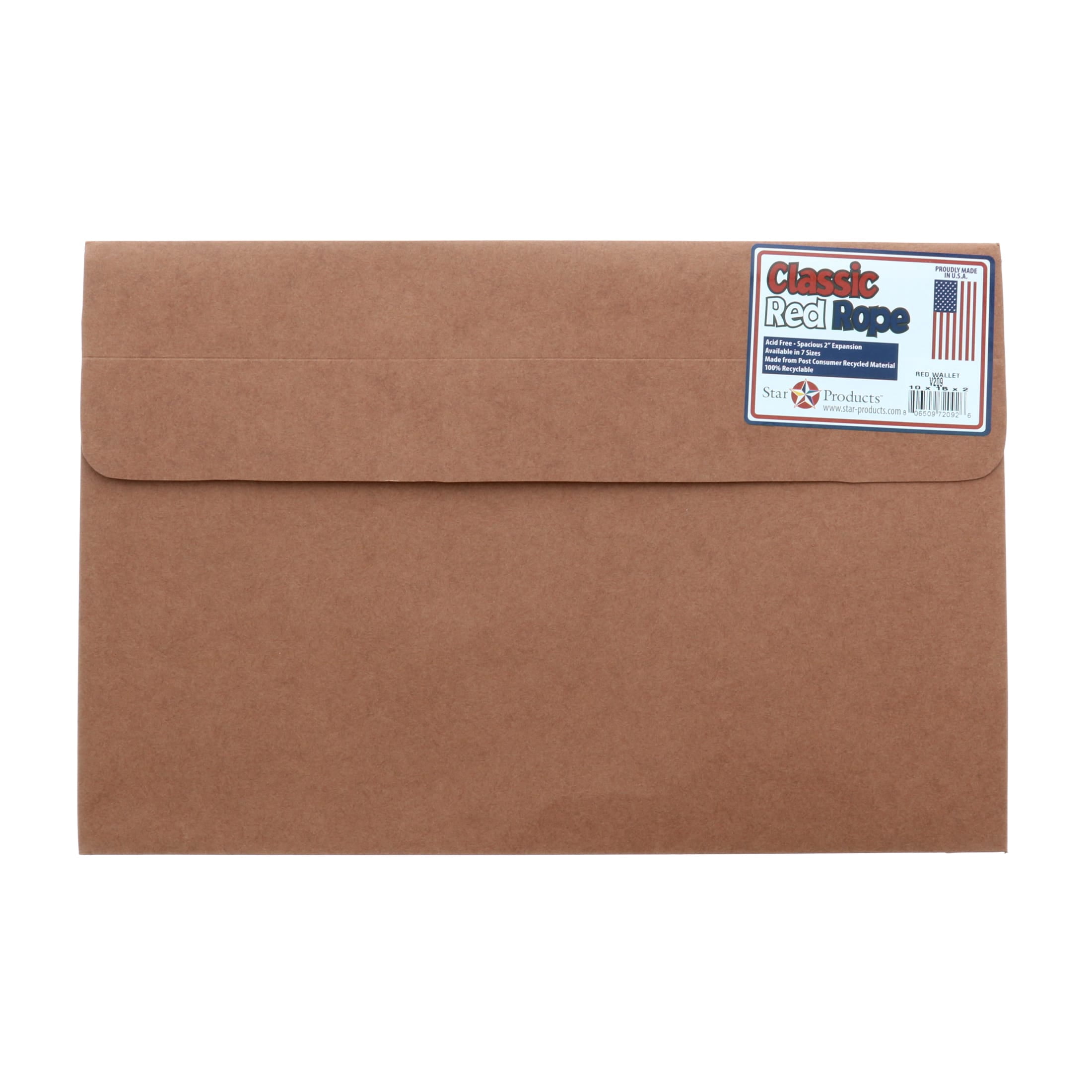Star Products Red Fiber Art Envelope, 10 in x 15 in x 2 in - Walmart.com