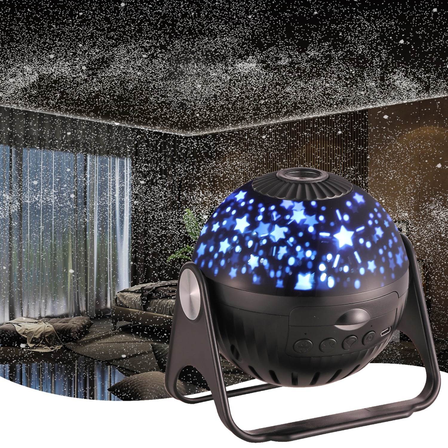 Star Projector, 25 in 1 Galaxy Projector for Bedroom, Night Light with ...