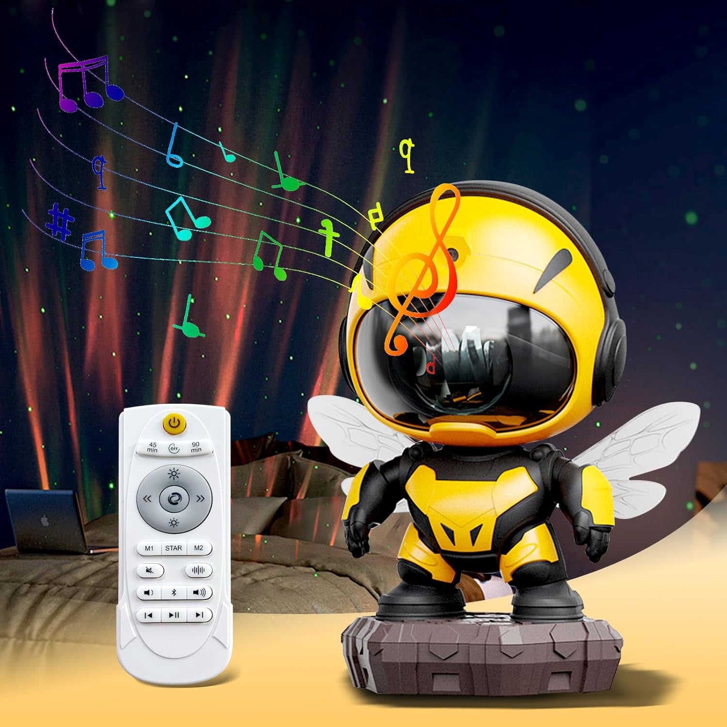 Star Projector Galaxy Light, Bee Galaxy Night Light Projector, Star ...