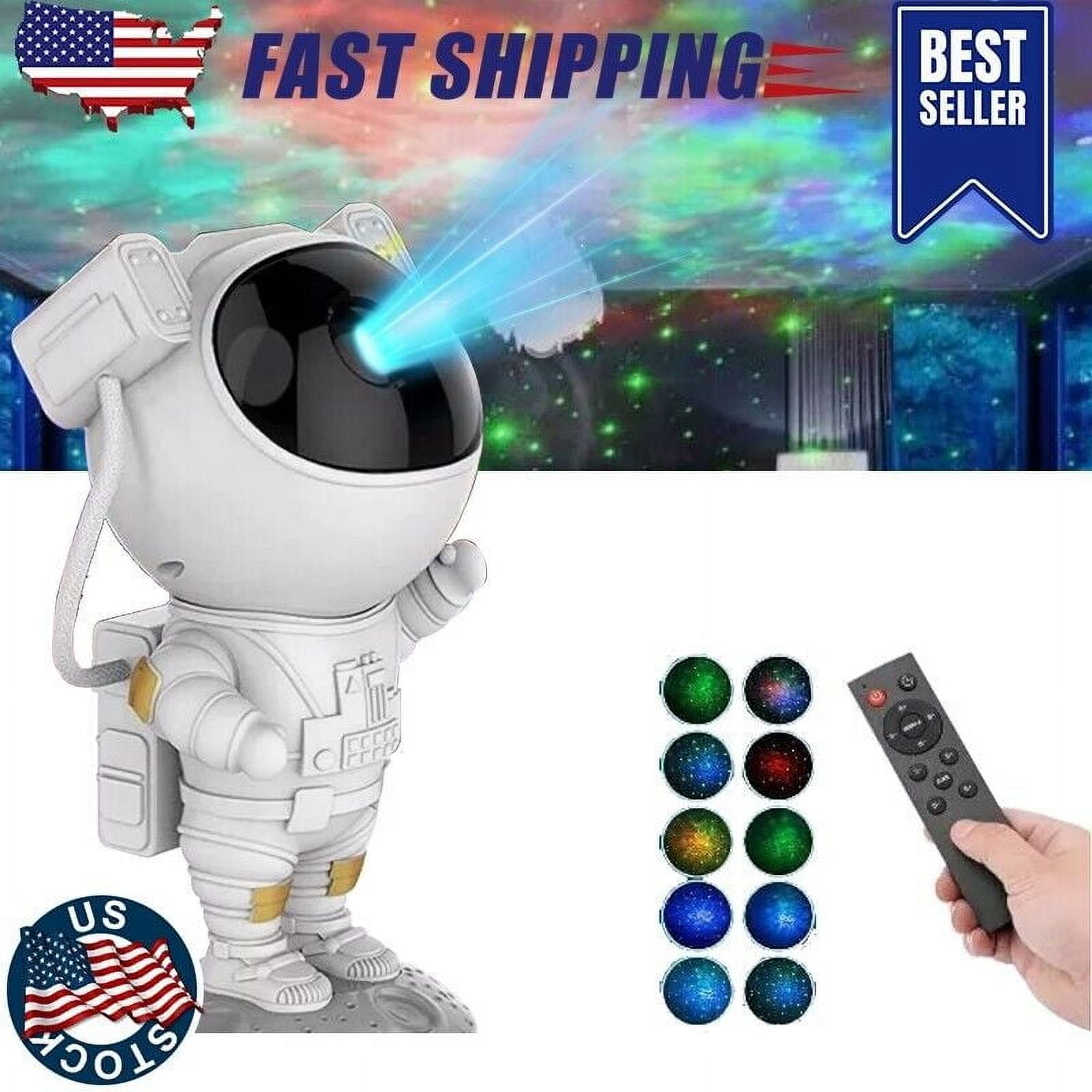 Star Projector Galaxy Night Light - Astronaut Space Buddy Projector ...