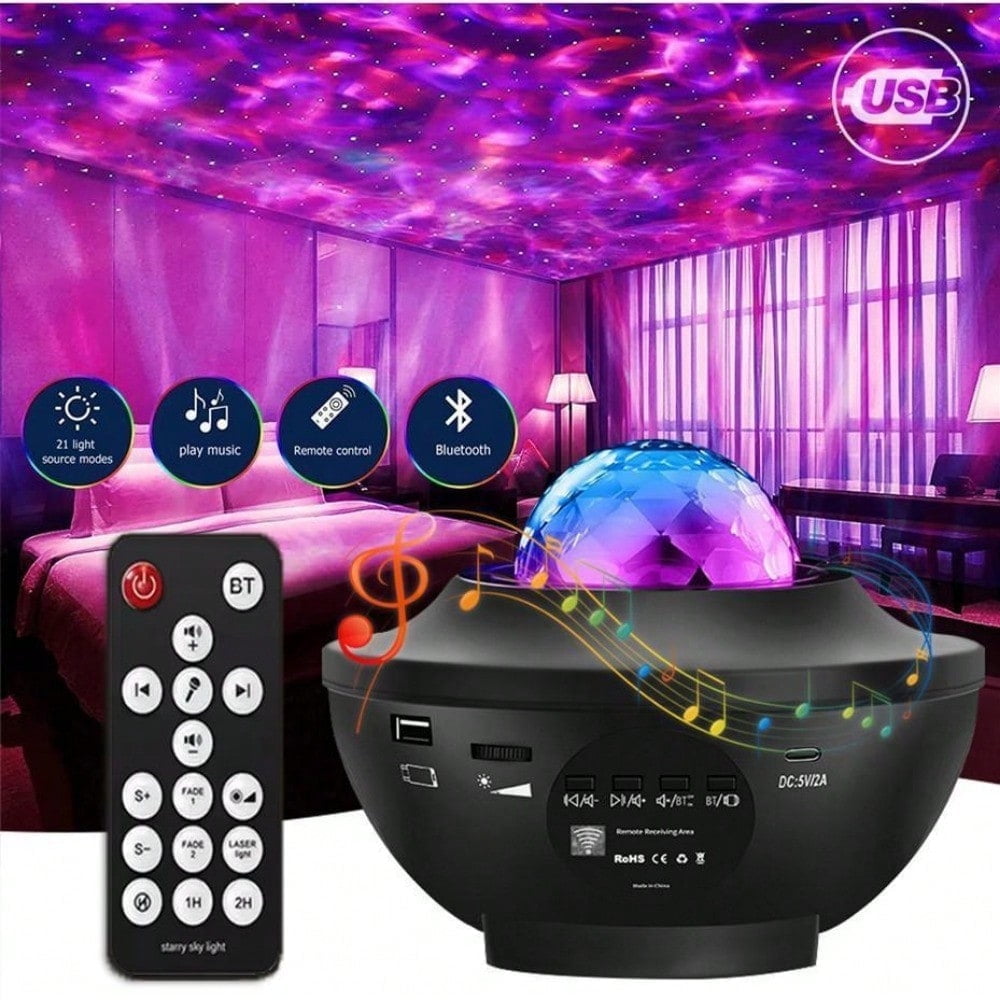Star Projector, Galaxy Projector For Bedroom, LED Night Light Projector ...