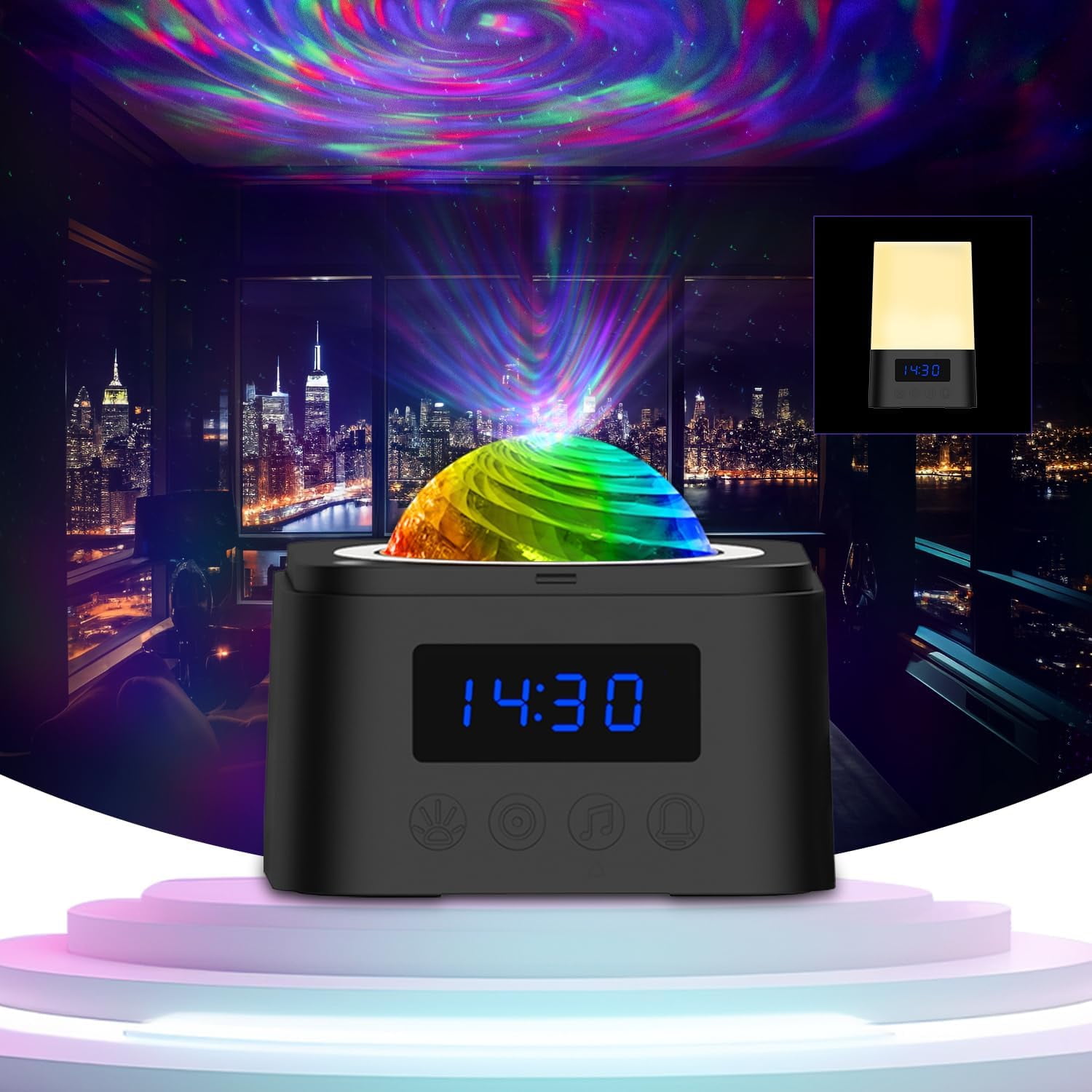 Star Projector, Galaxy Projector for Bedroom, Wireless Speaker and ...