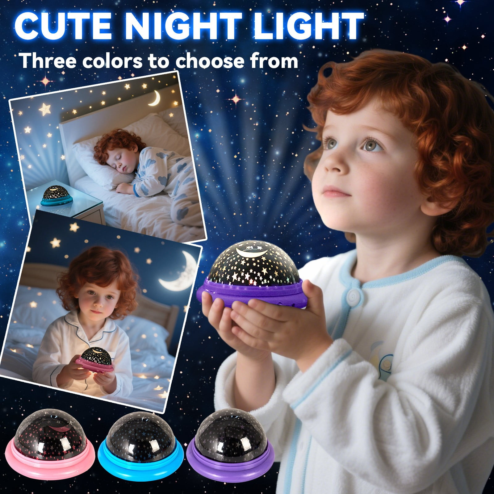 Star Projector LED With 3 Projection Modes, Galaxy Projector for ...
