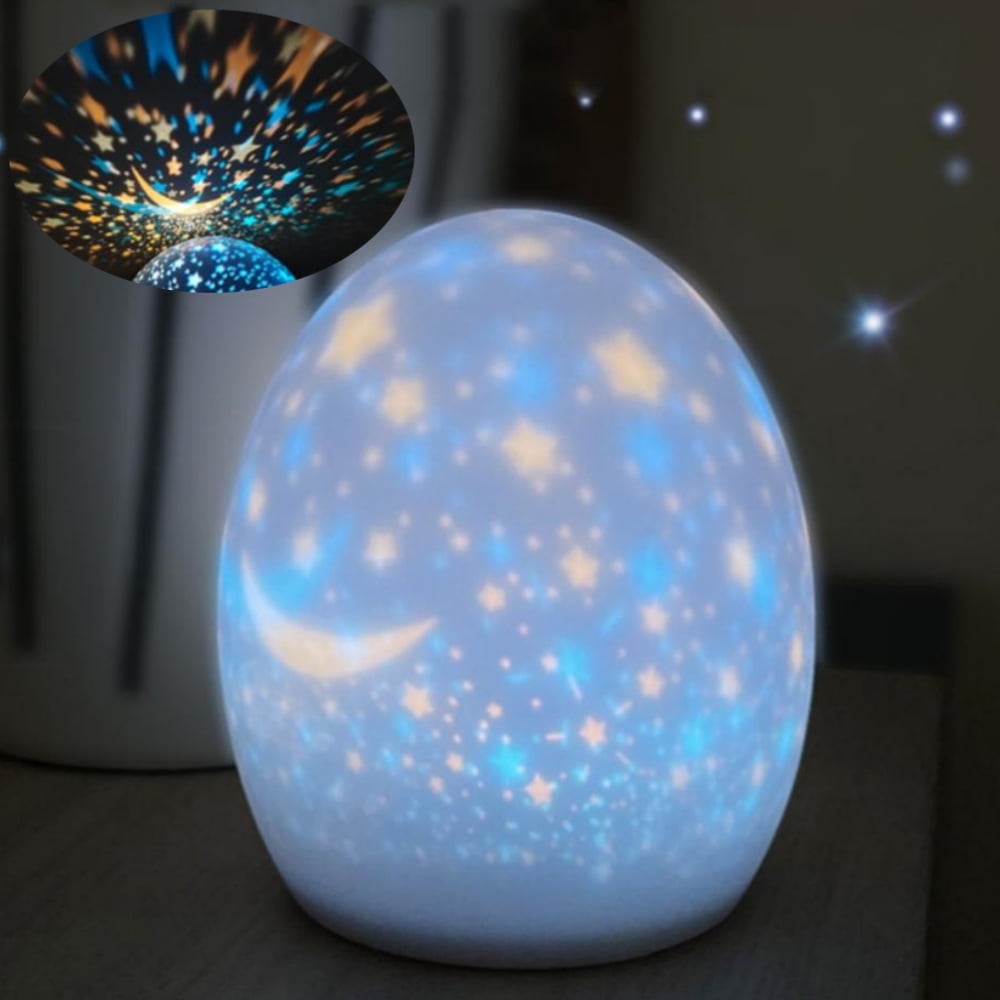 Starry Night LED Projector: 360-Degree Rotating Sky Galaxy Lamp for ...