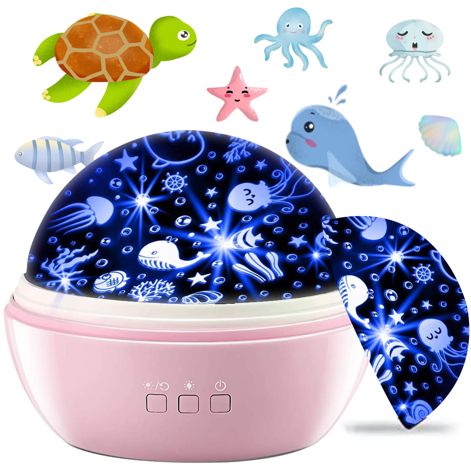 Star Projector, Night Light Projector with 8 Color-Changing Modes ...