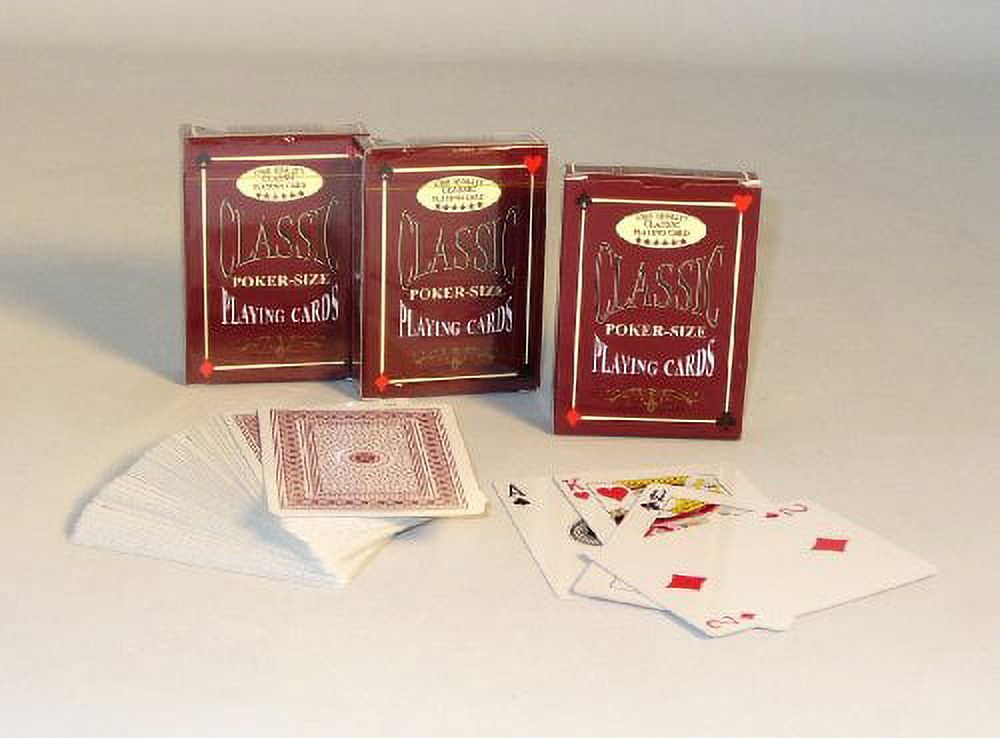 Star Quality Classic Poker Size Playing Cards - Walmart.com