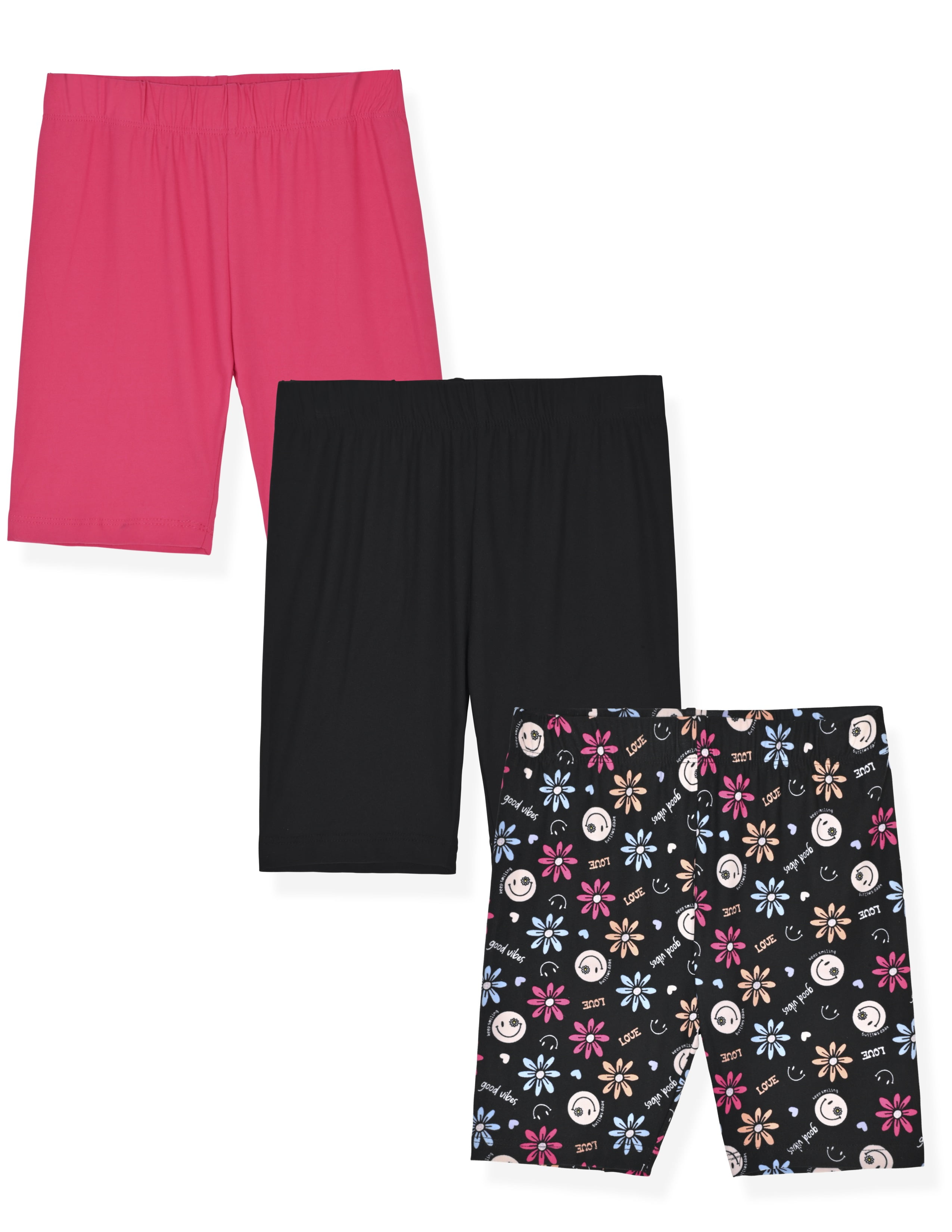 Star Ride Girls 3 Pack Bike Short, Sizes 4-16 - Walmart.com