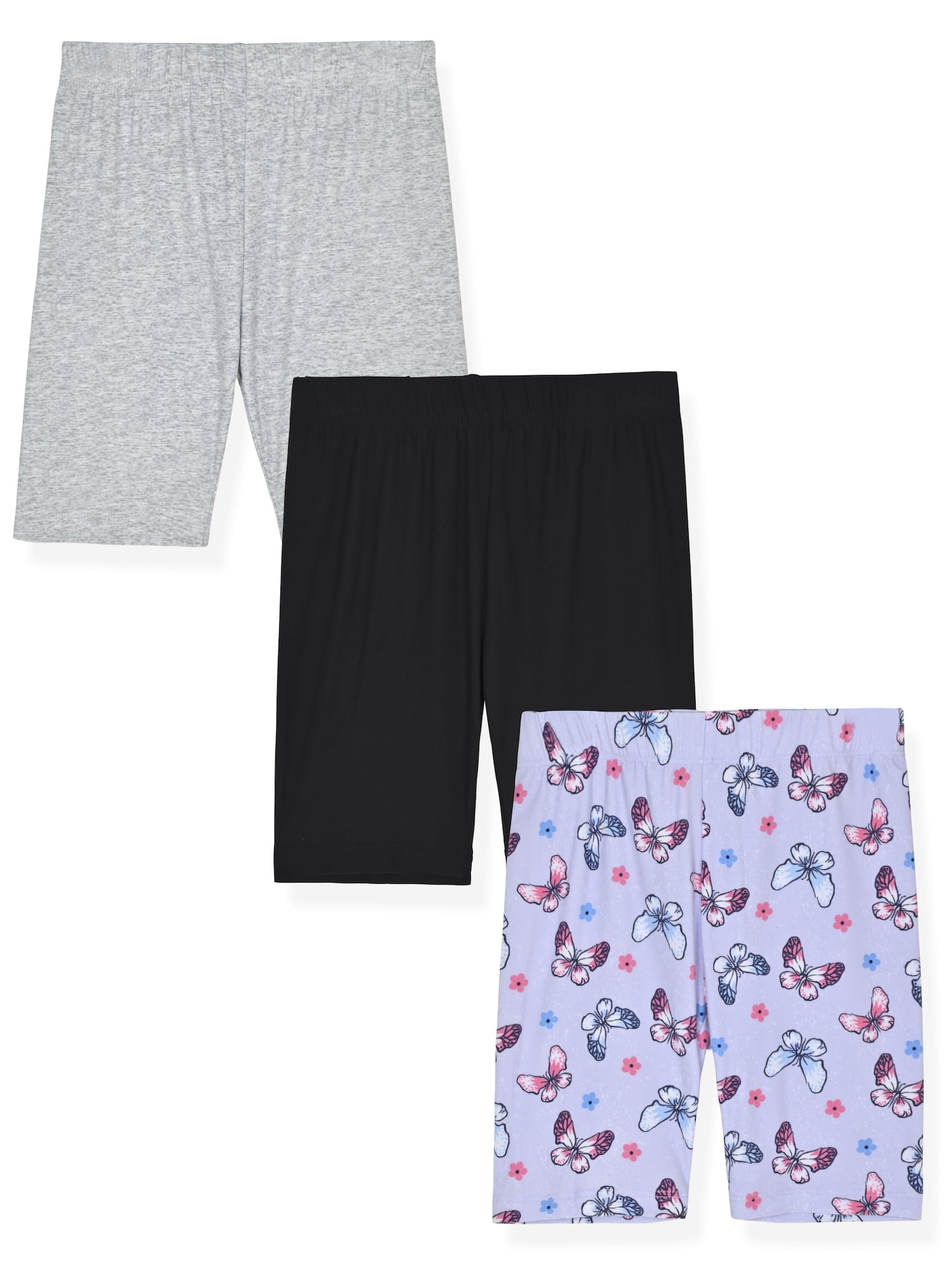 Star Ride Girls 3 Pack Bike Short, Sizes 4-16 - Walmart.com