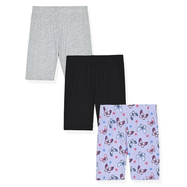 Star Ride Girls 3 Pack Bike Short, Sizes 4-16 - Walmart.com