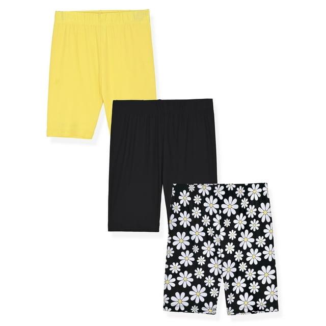 Star Ride Girls 3 Pack Bike Short, Sizes 4-16 - Walmart.com