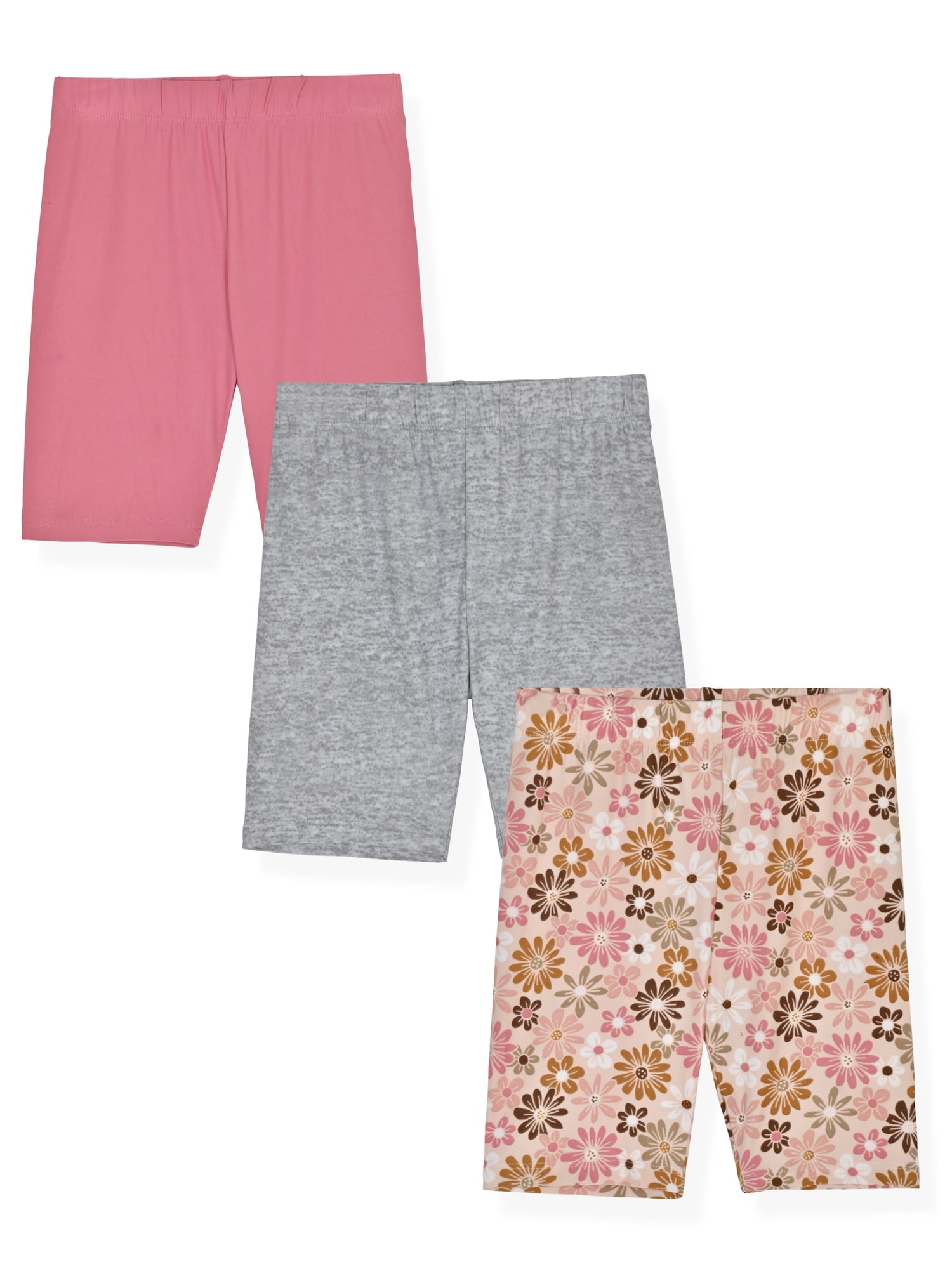 Star Ride Girls 3 Pack Bike Short, Sizes 4-16 - Walmart.com