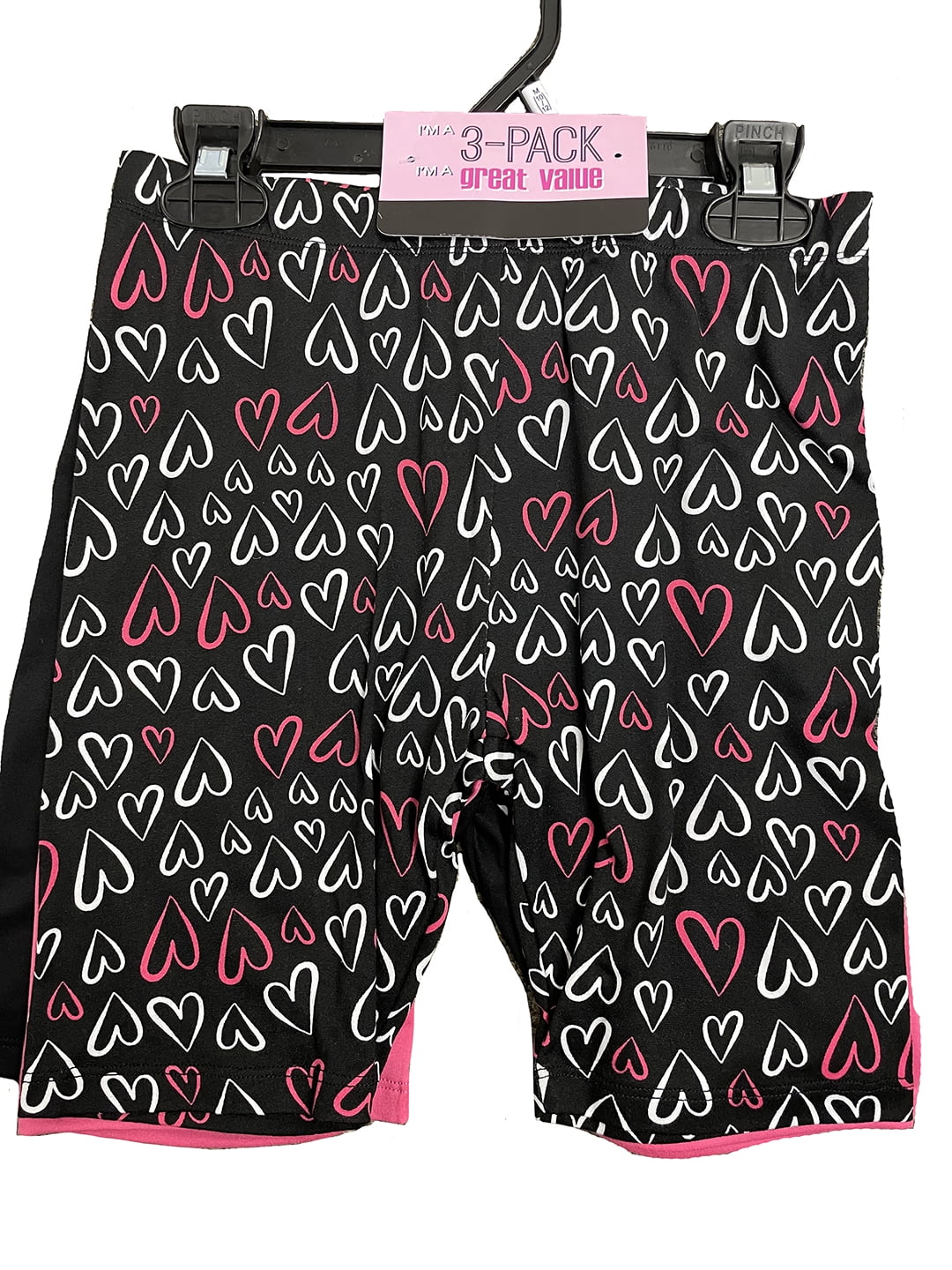Star Ride Girls 3-Pack Bike Shorts, Sizes 4-16 - Walmart.com