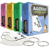 Star Right Kids Math Flash Cards Pack - Addition, Subtraction, Division ...