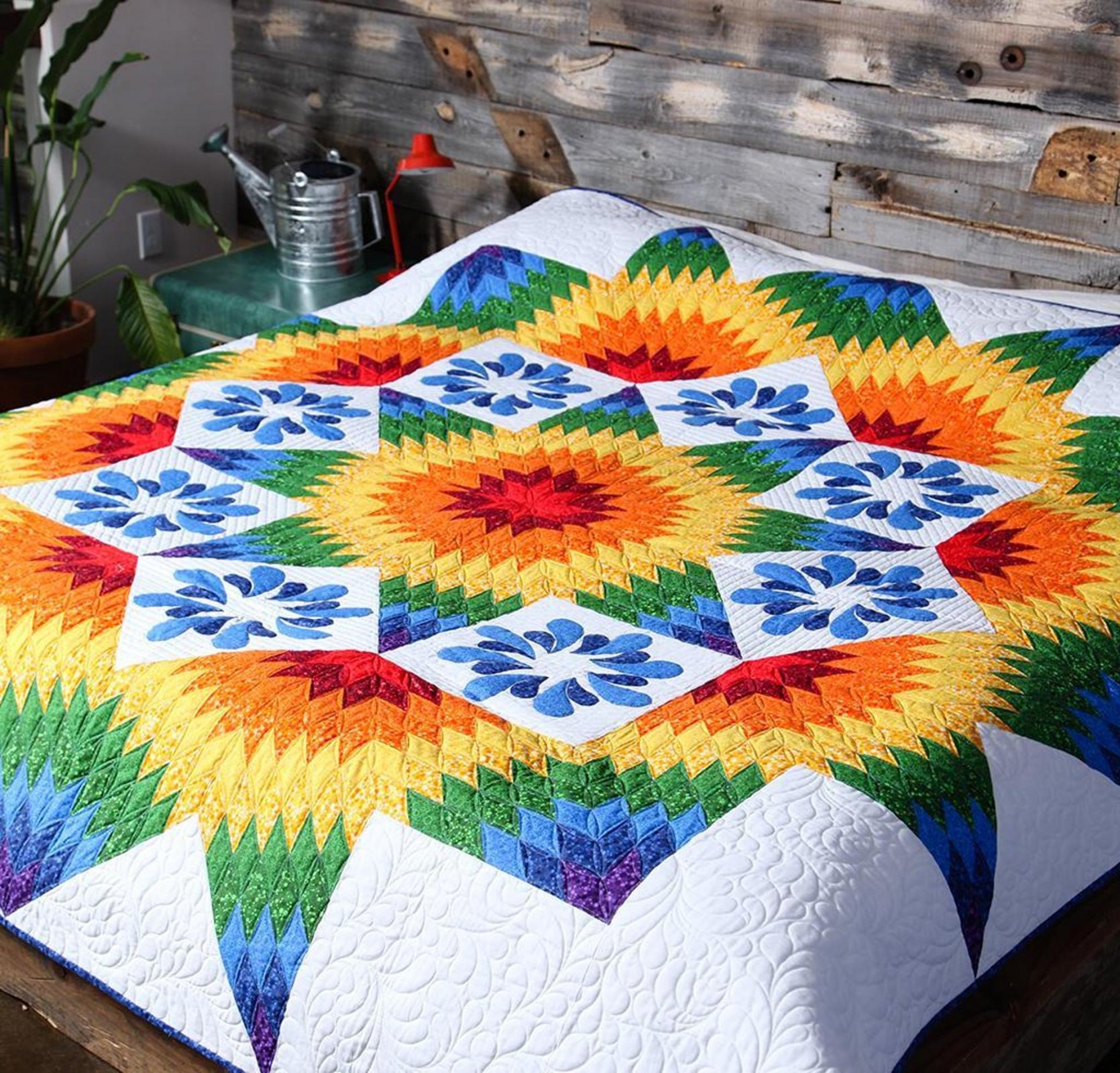 Star Rise Quilt Kit by Project House 360 featuring Basically Patrick by ...