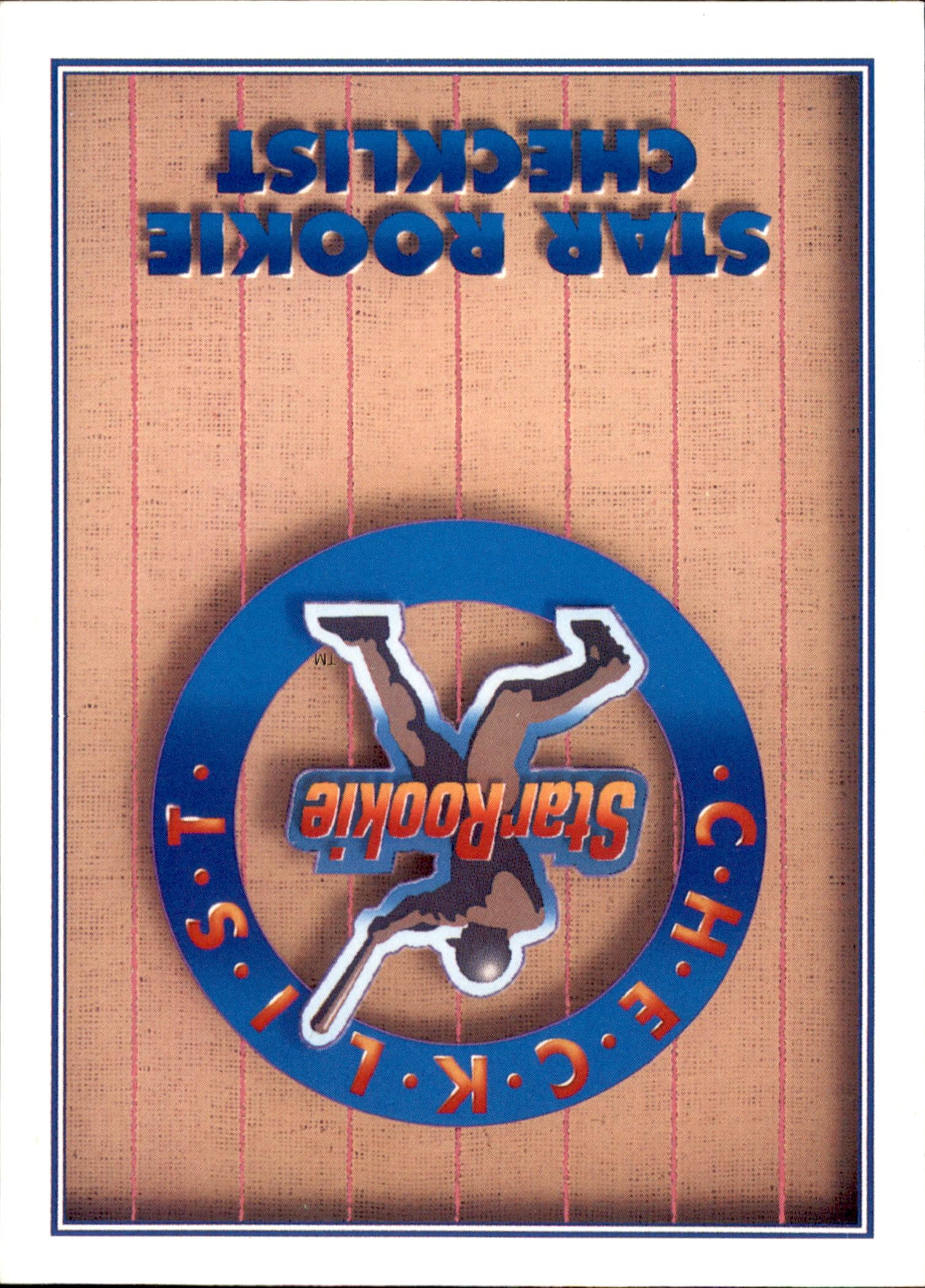 Star Rookie Checklist #1 1991 Upper Deck - Walmart.com