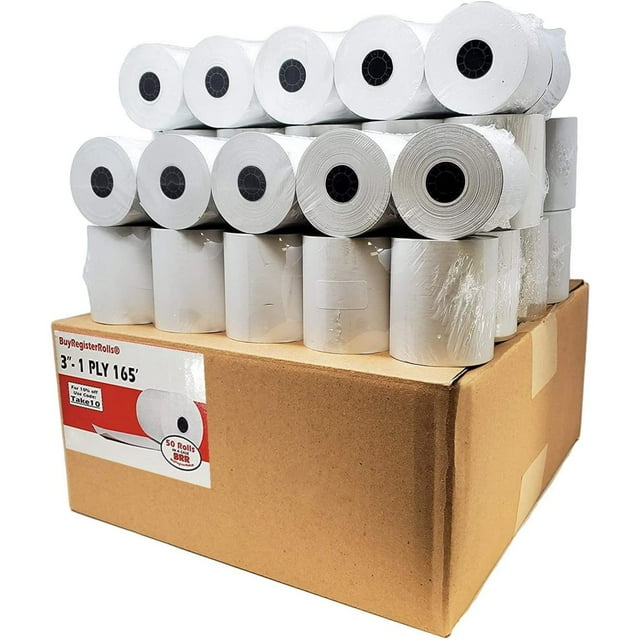 Star SP700 Kitchen Printer Paper (200 Rolls) 3" x 165' 1 Ply Bond (Non ...