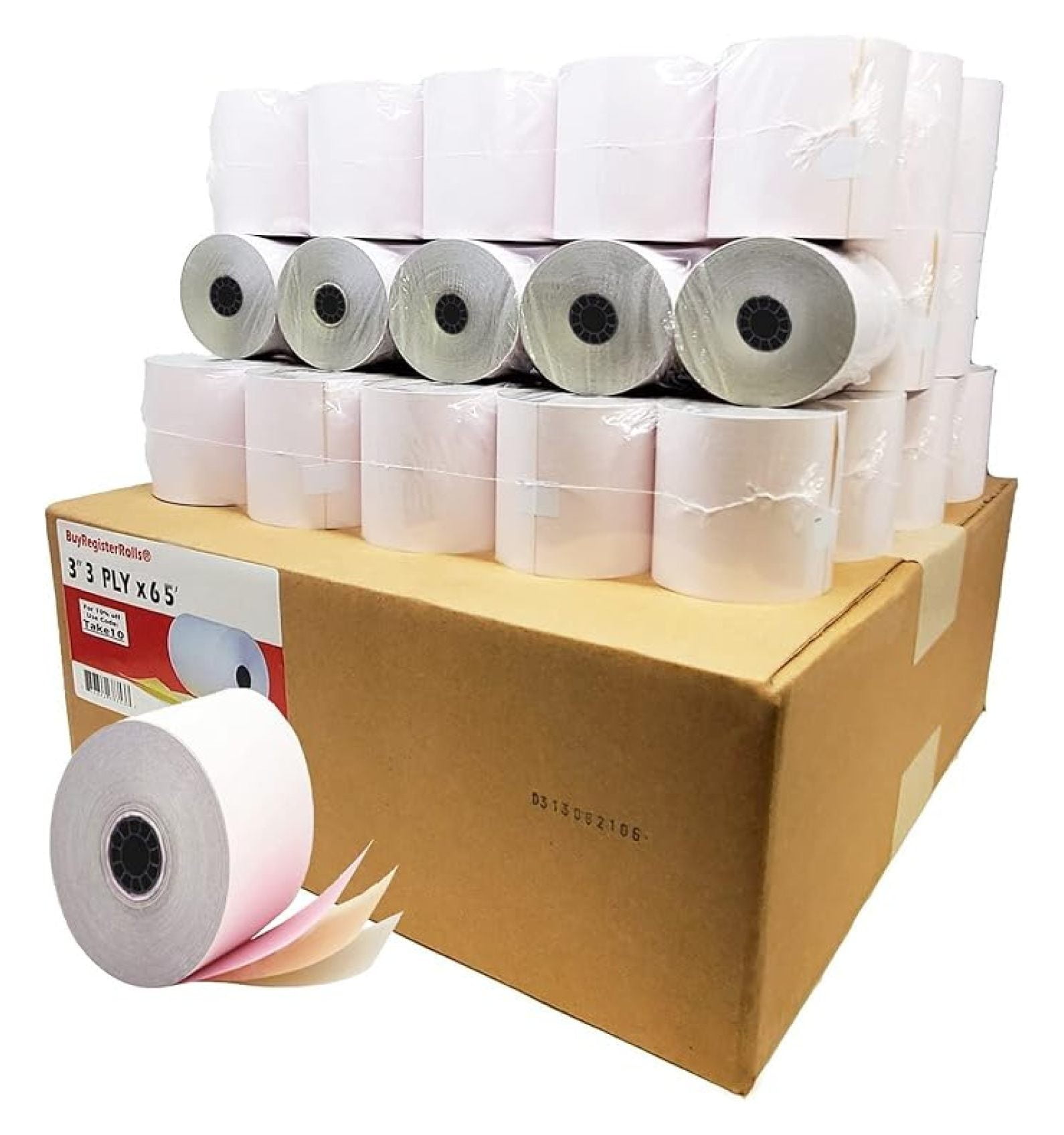 Star SP700 Kitchen Printer Paper (50 Rolls - 50 GSM) 3-ply 3" inch 65 ...