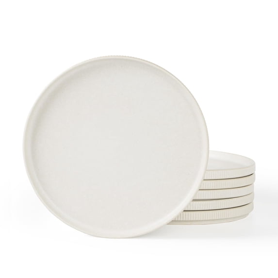 Star Salad Plates For 6 8 Inches Plate Set Stoneware Dinnerware Small ...