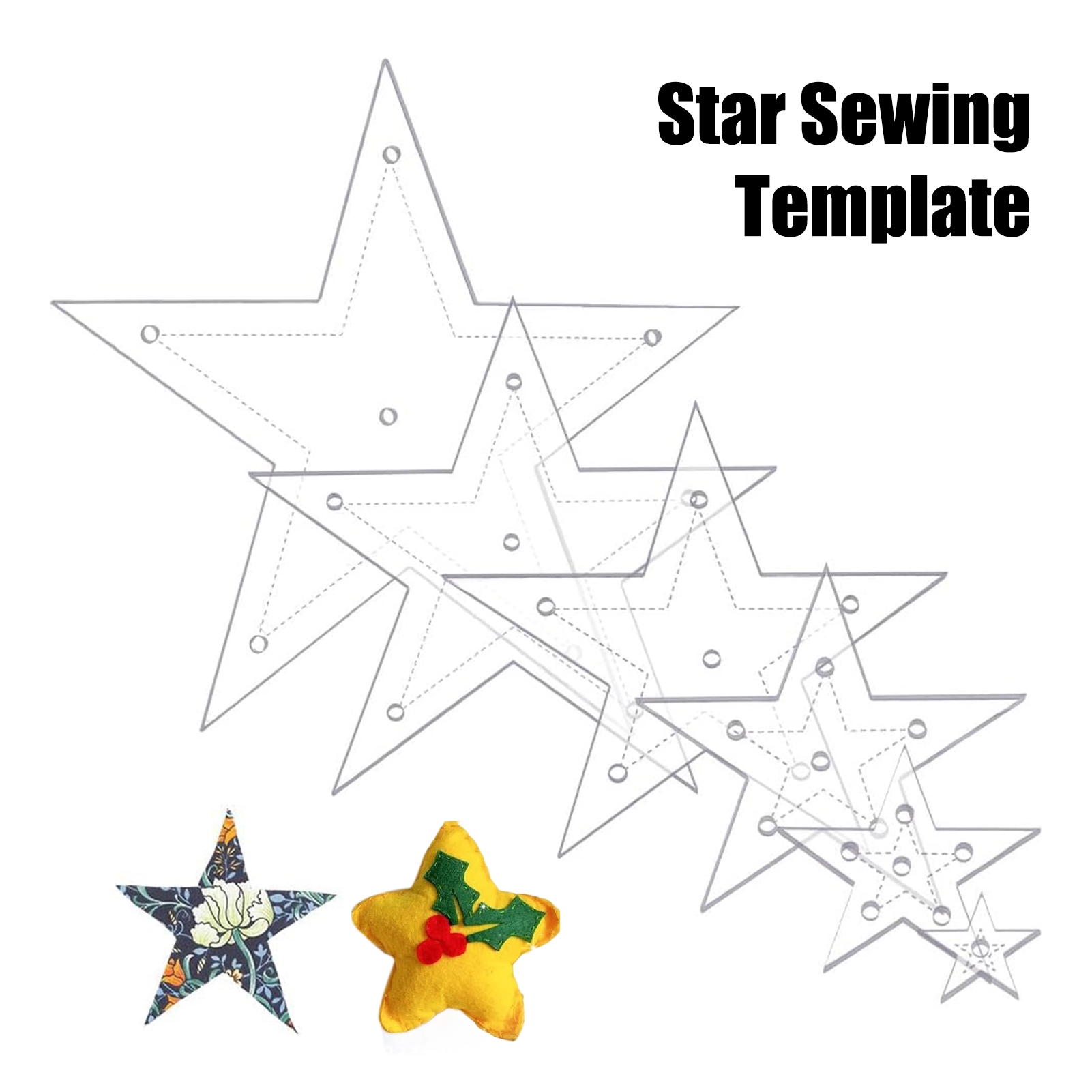 Star Sewing Template Acrylic Quilting Stencils DIY Crafts Tools ...