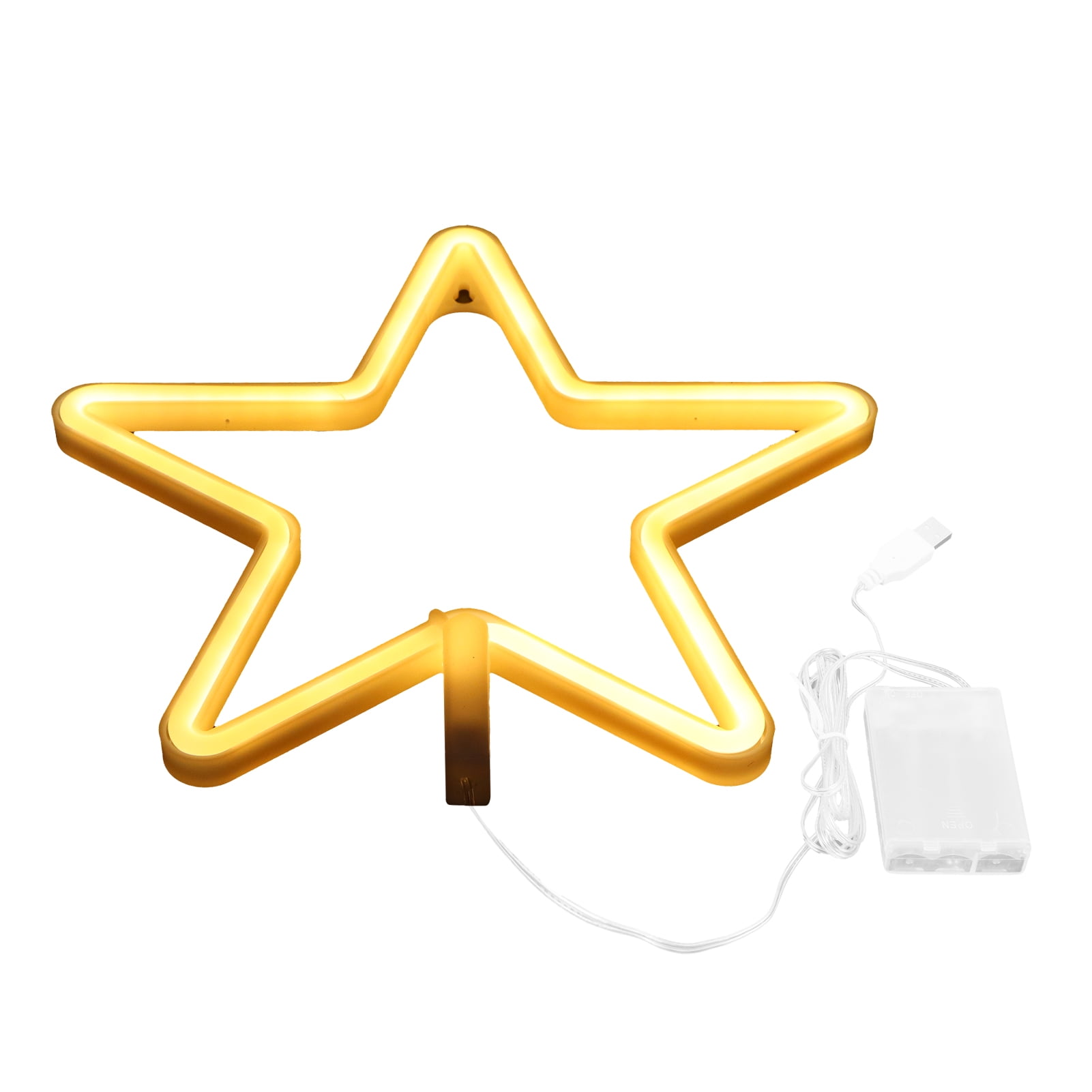 Star Shape LED Light Neon Sign Neon Light for Birthday Party Living ...