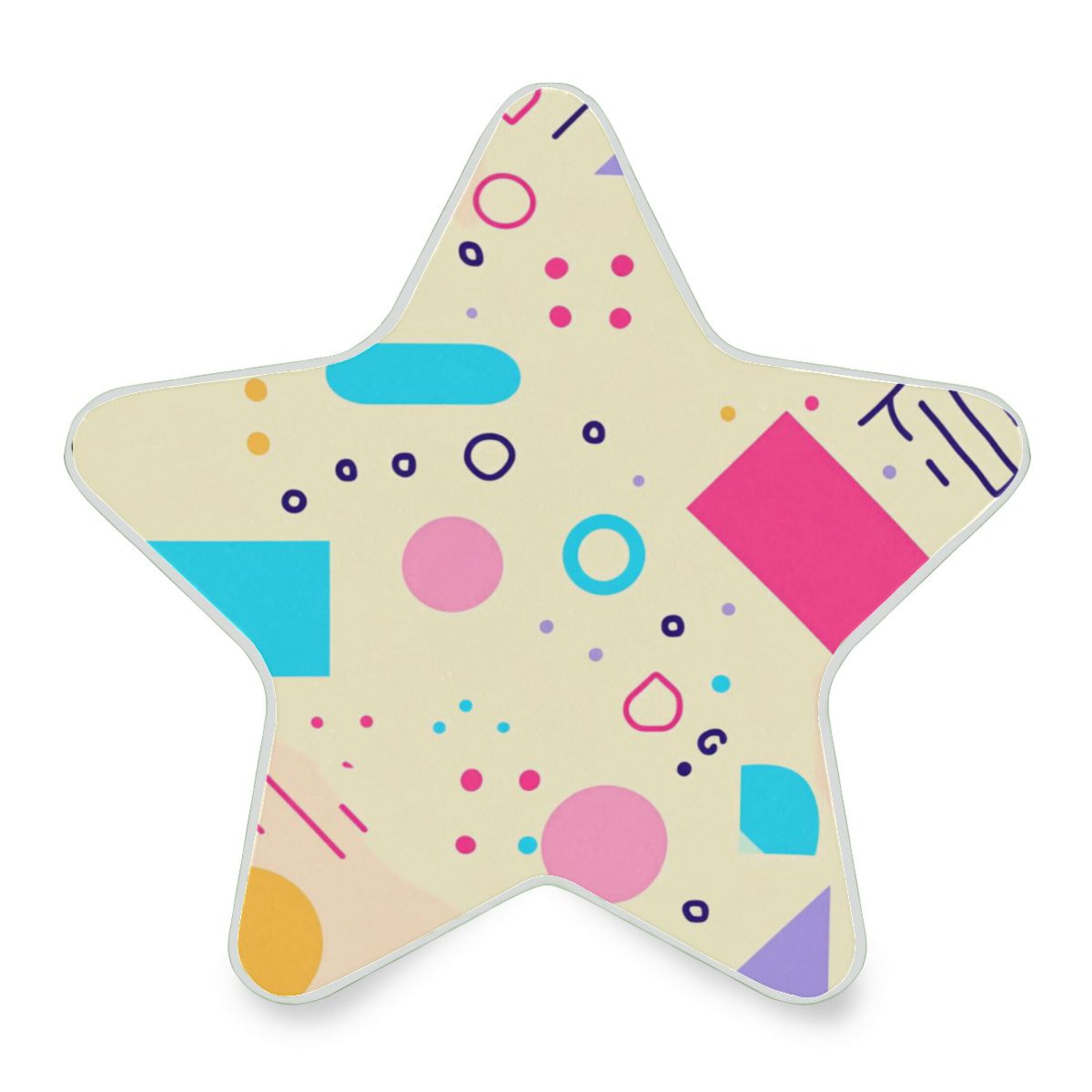 Star Shape LED Night Light Bedrooms Lighting Sensor Light Bedside Wall ...