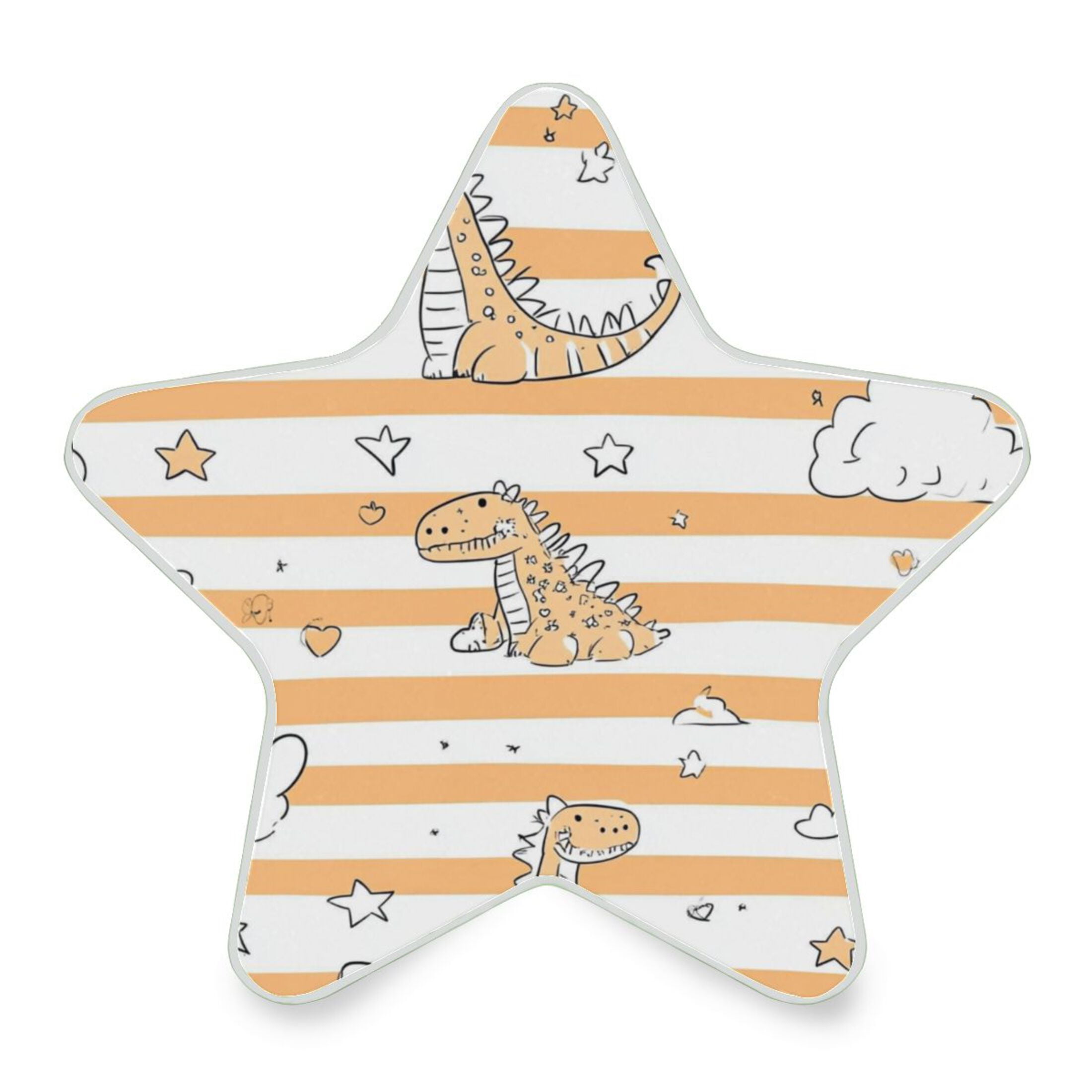 Star Shape LED Night Light Bedrooms Lighting Sensor Light Bedside Wall ...