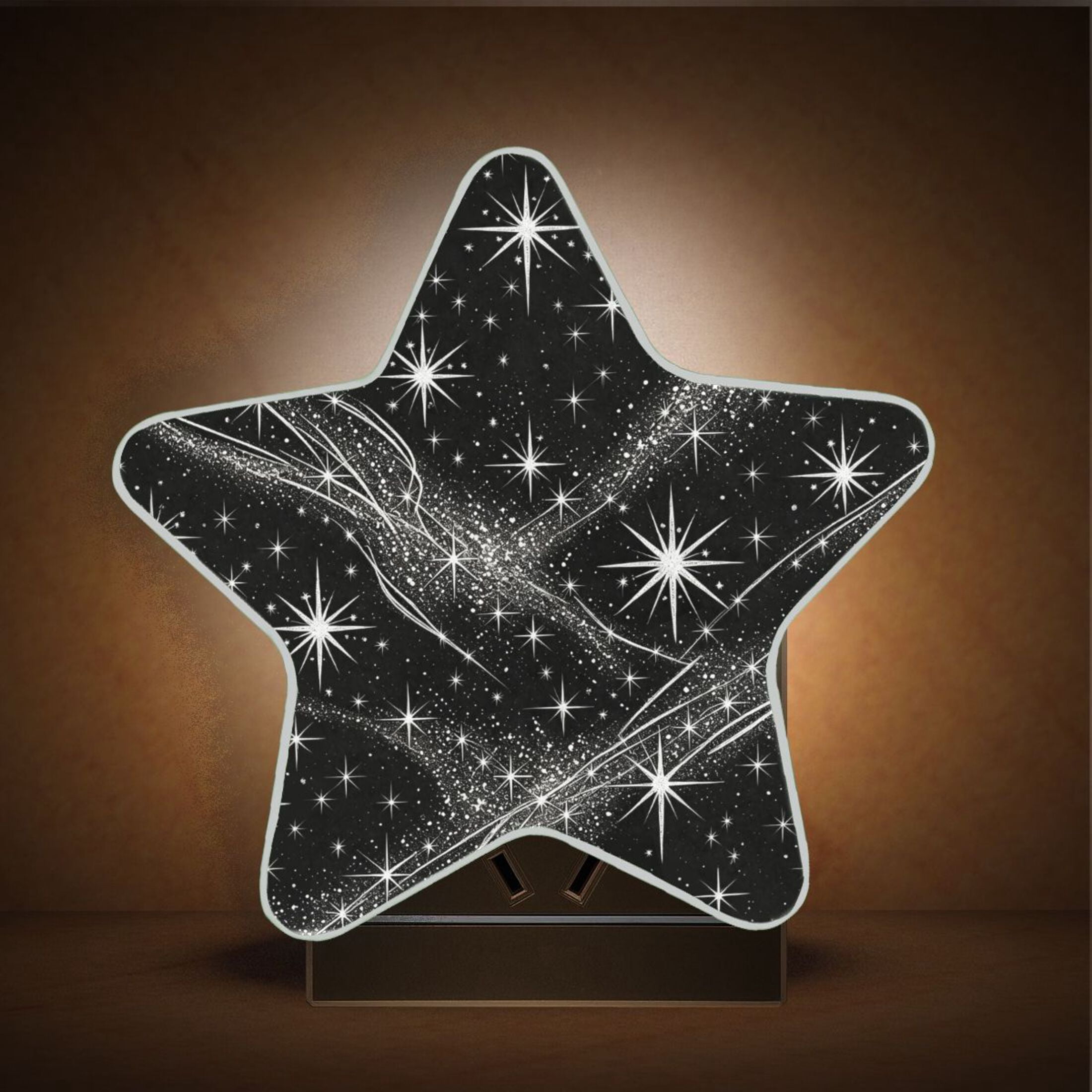 Star Shape LED Night Light with Auto Sensor Plug in Nightlights for ...
