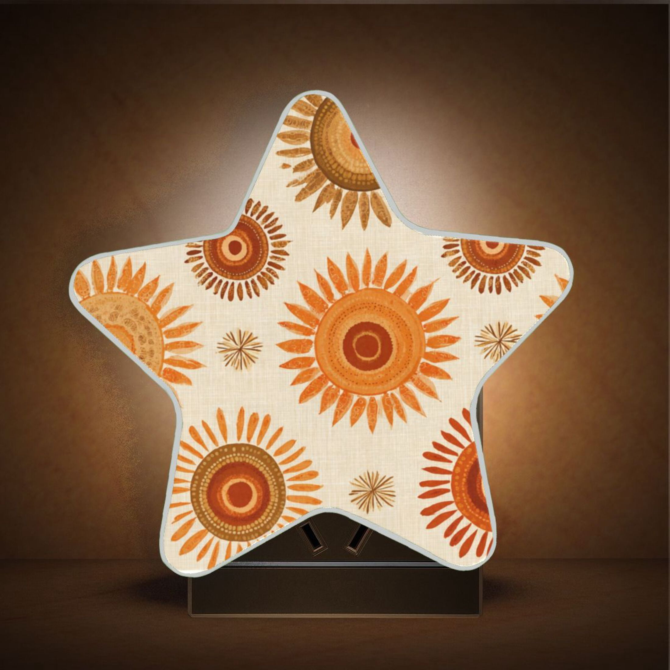 Star Shape LED Night Light with Auto Sensor Plug in Nightlights for ...