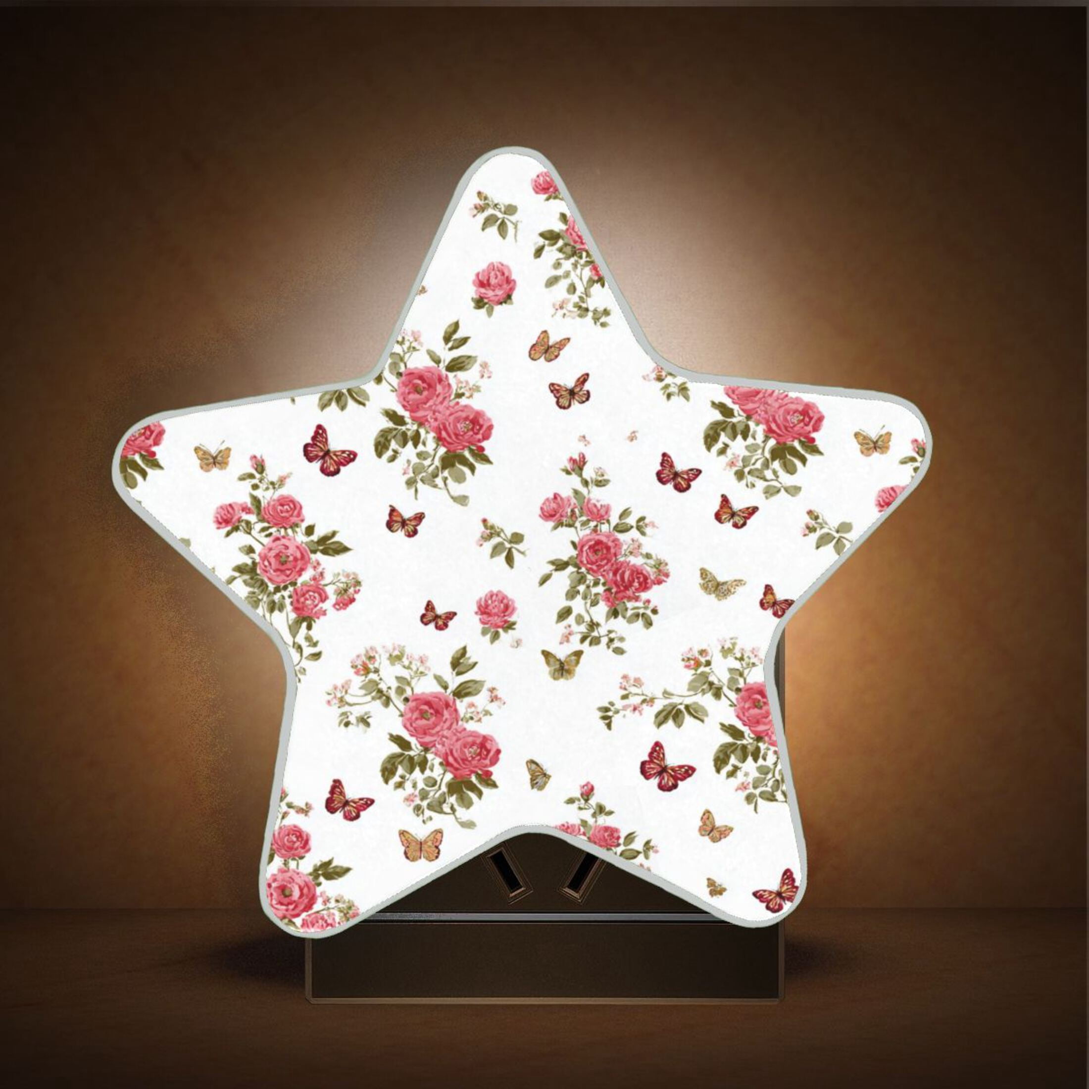 Star Shape LED Night Light with Auto Sensor Plug in Nightlights for ...