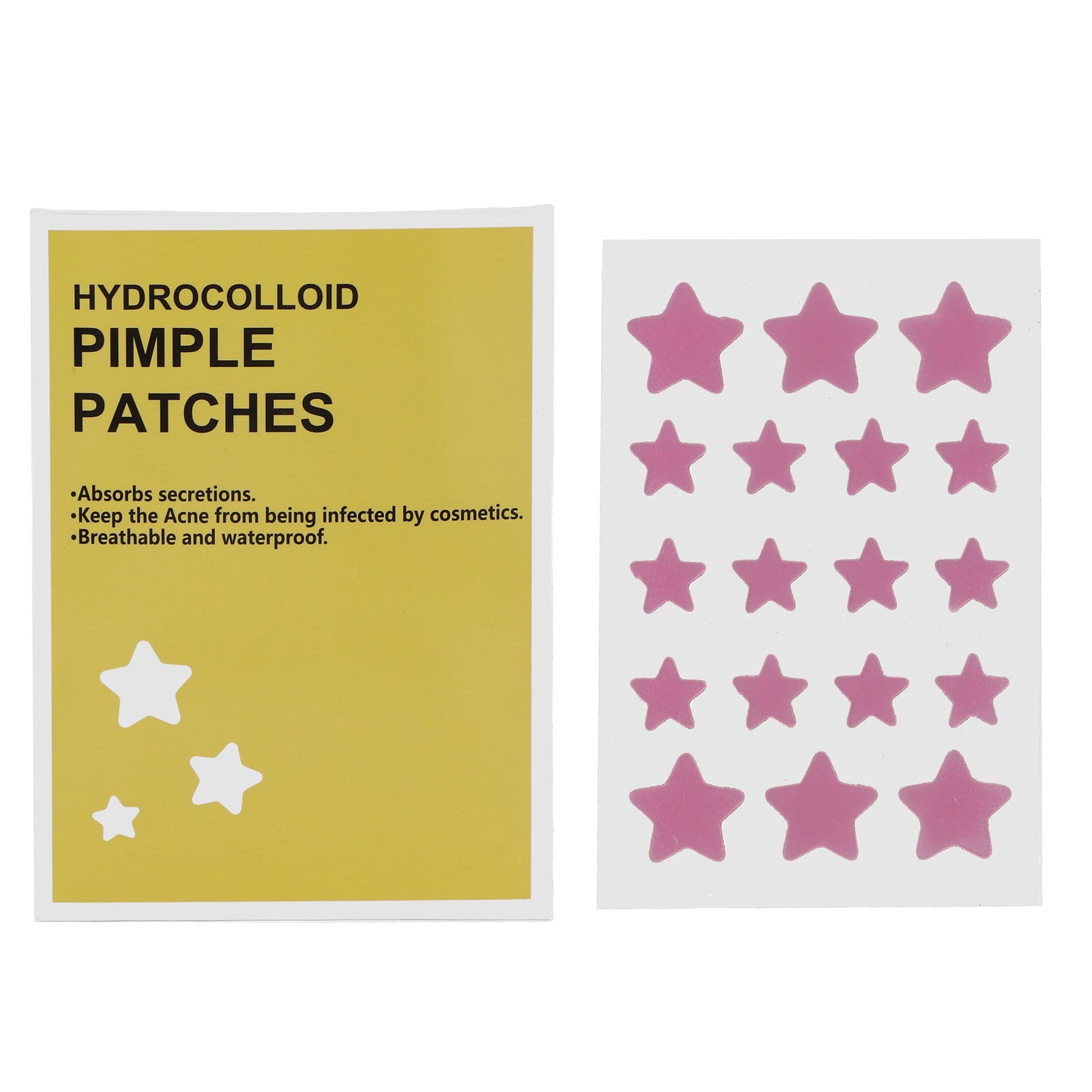 Star Shape Pimple Patch 18 Sheet Hydrocolloid Spot Dots - Blemishes ...
